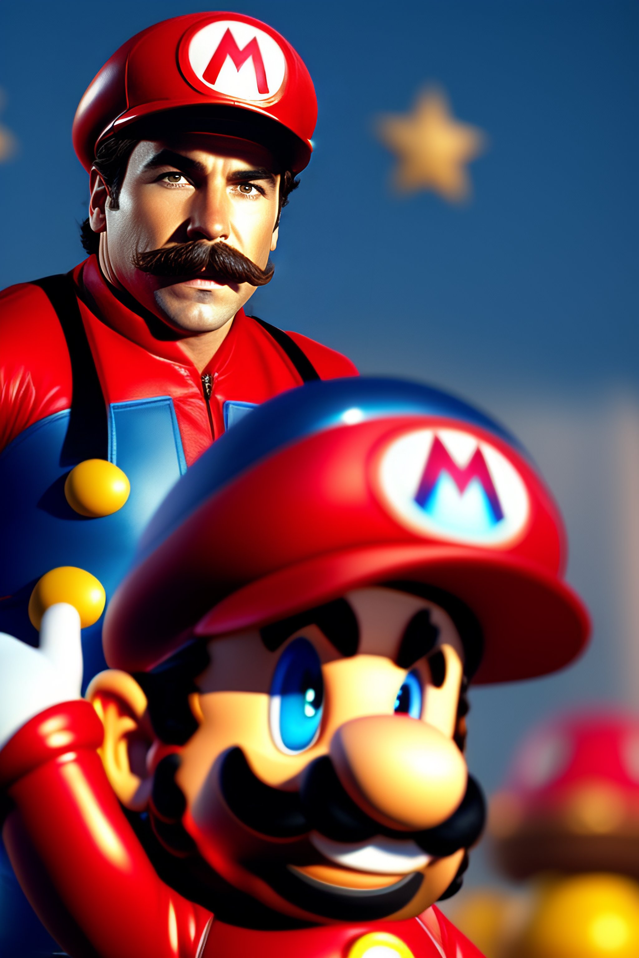 Lexica - Chris prat as live action Mario in Super mario bros movie