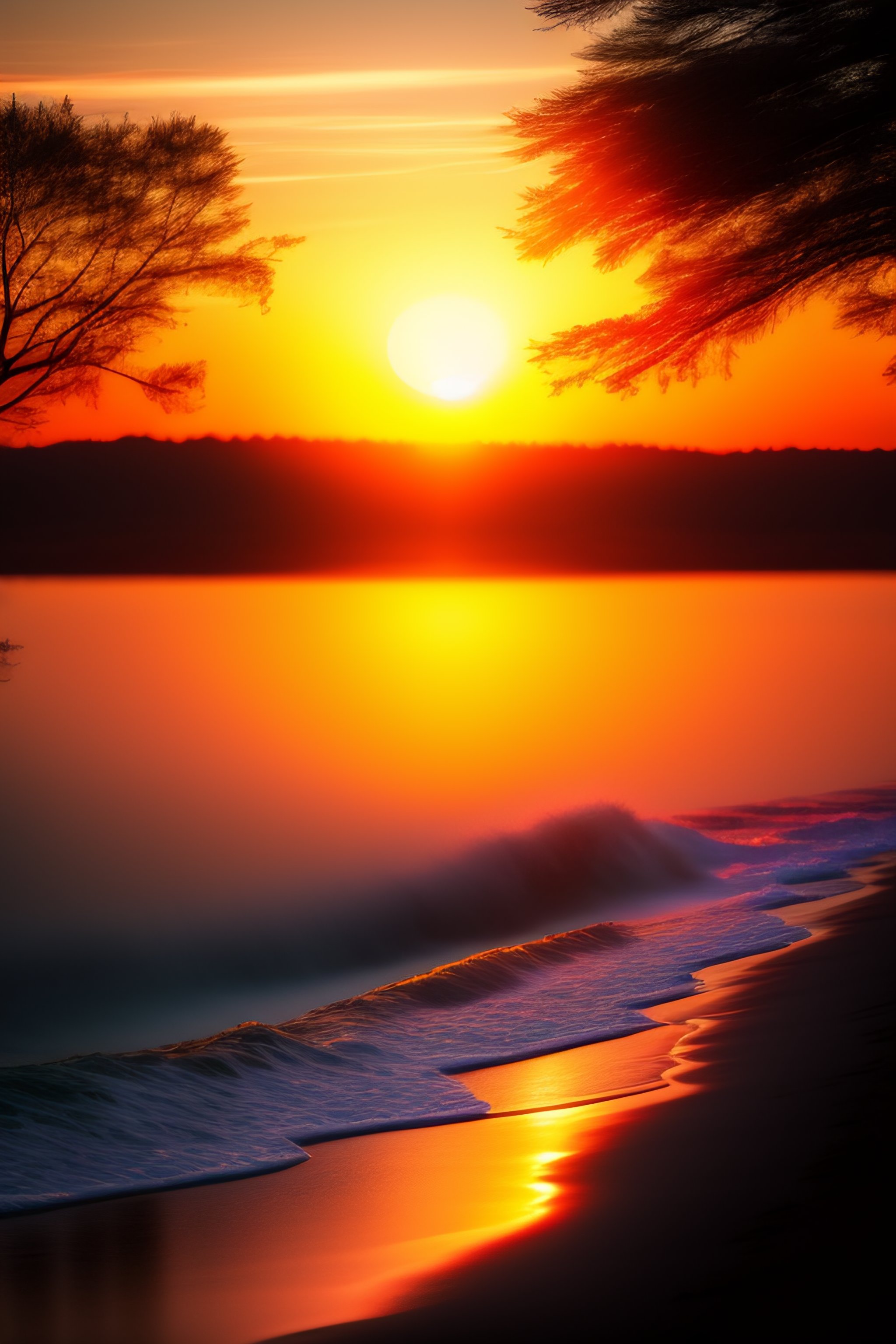 Lexica - Ultra realistic photo of a sun set