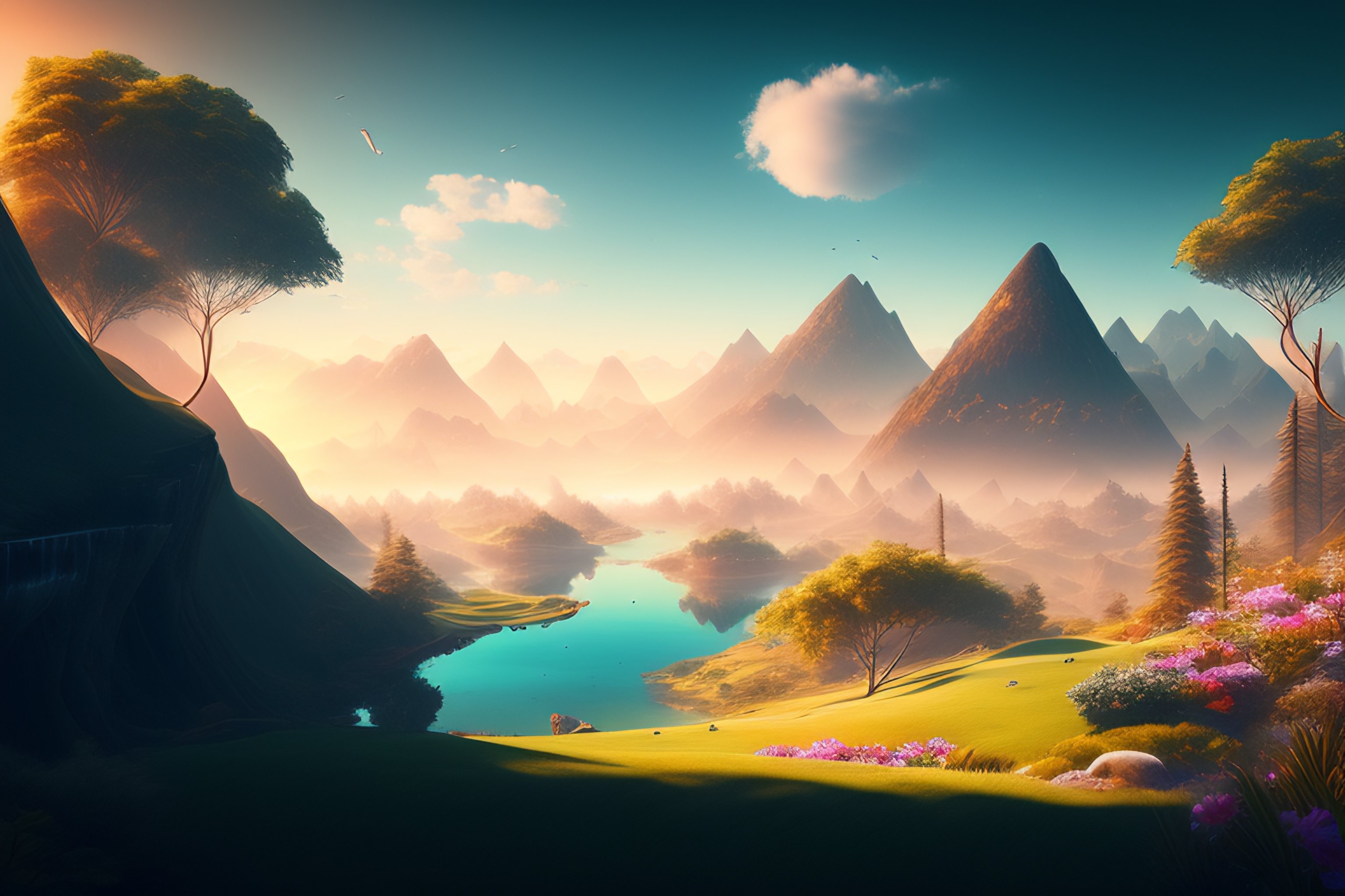 Lexica - Landscape paradise