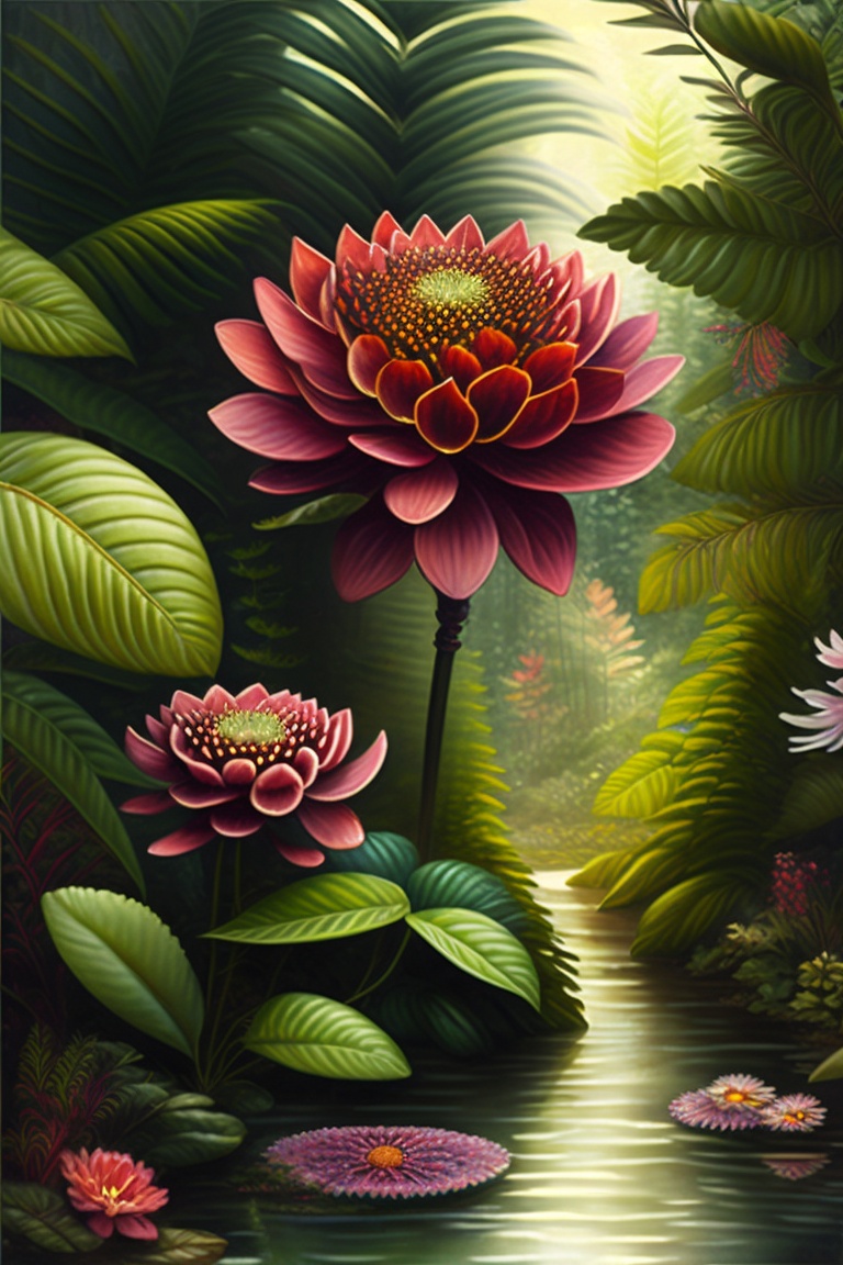 Lexica - Magic trippy strawberry jewel encrusted spiked flowers and ...