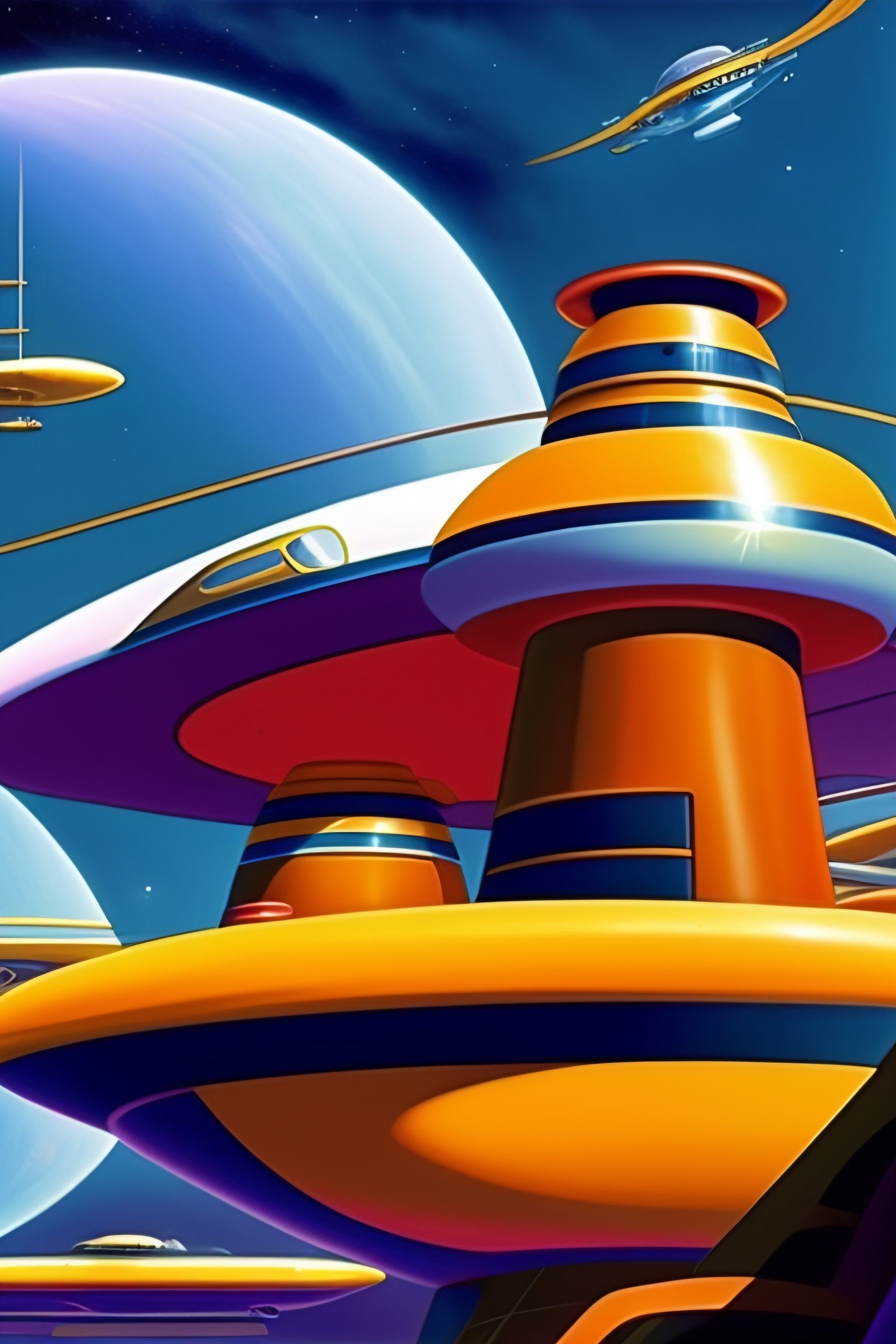 Lexica - Retro 60s, sci fi, jetsons, hanna barbera, hum