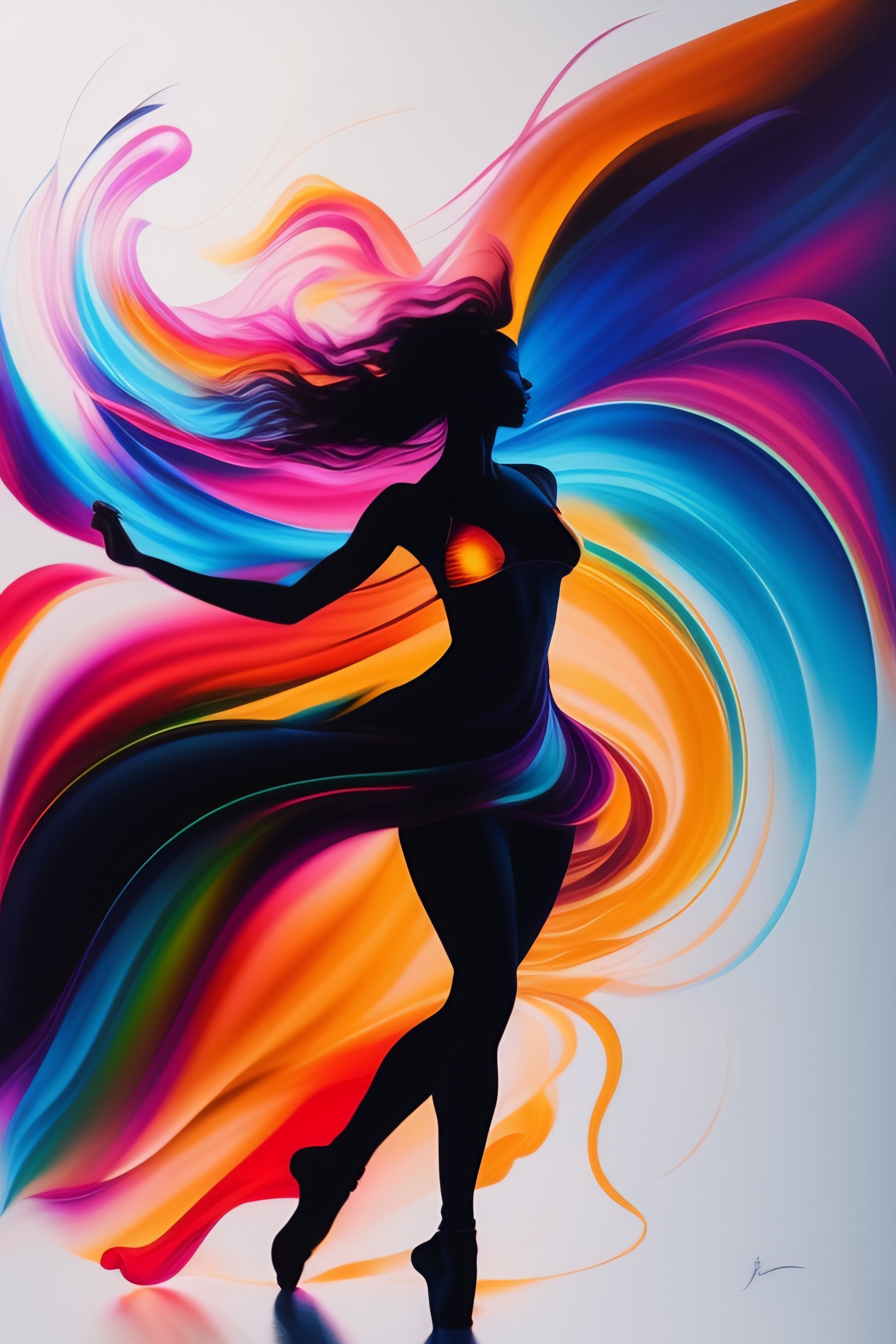 Lexica - Female dancer in movement, latin dance, super abstract ...