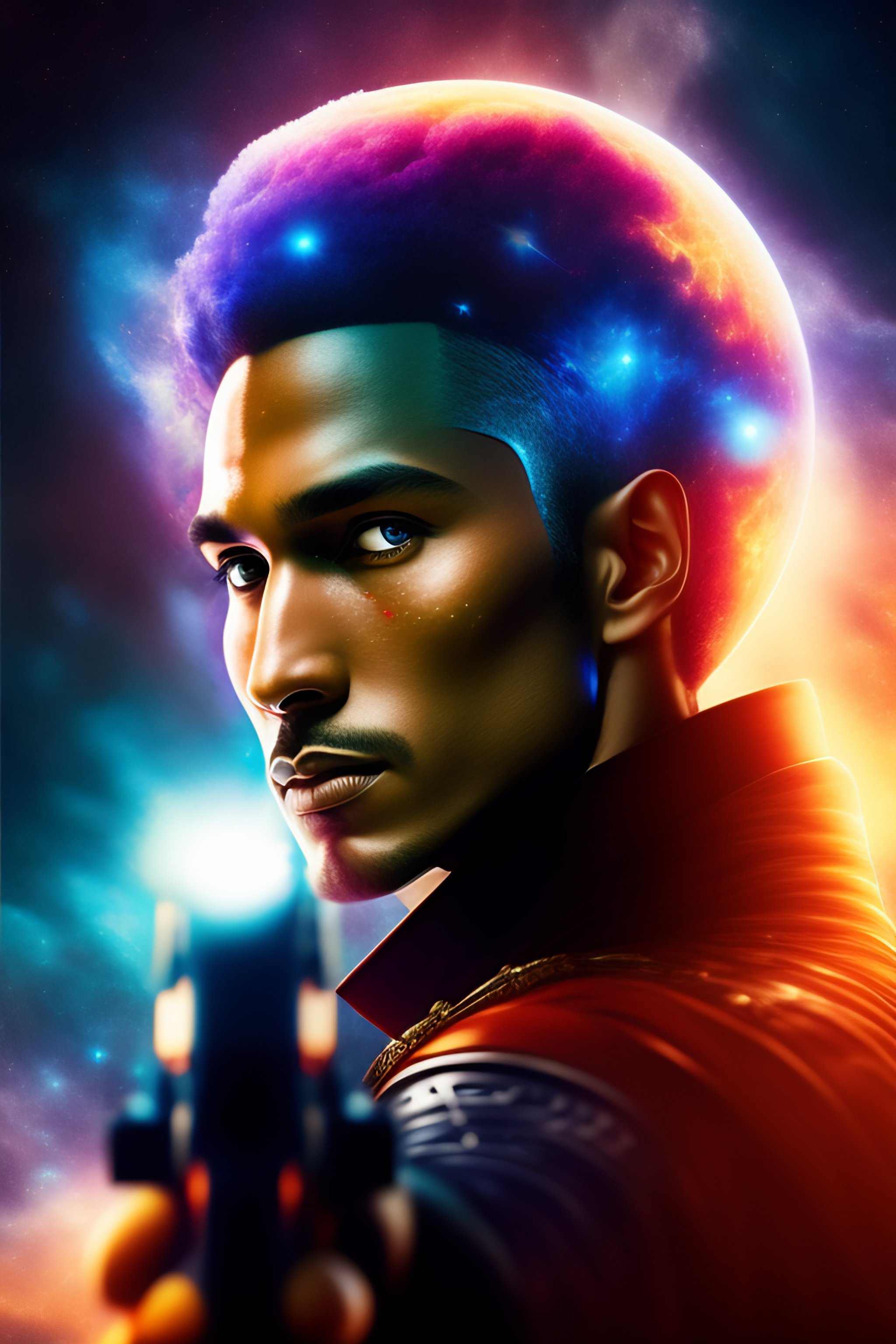 Lexica - Avatar in real life, head and shoulders portrait, holding a ...