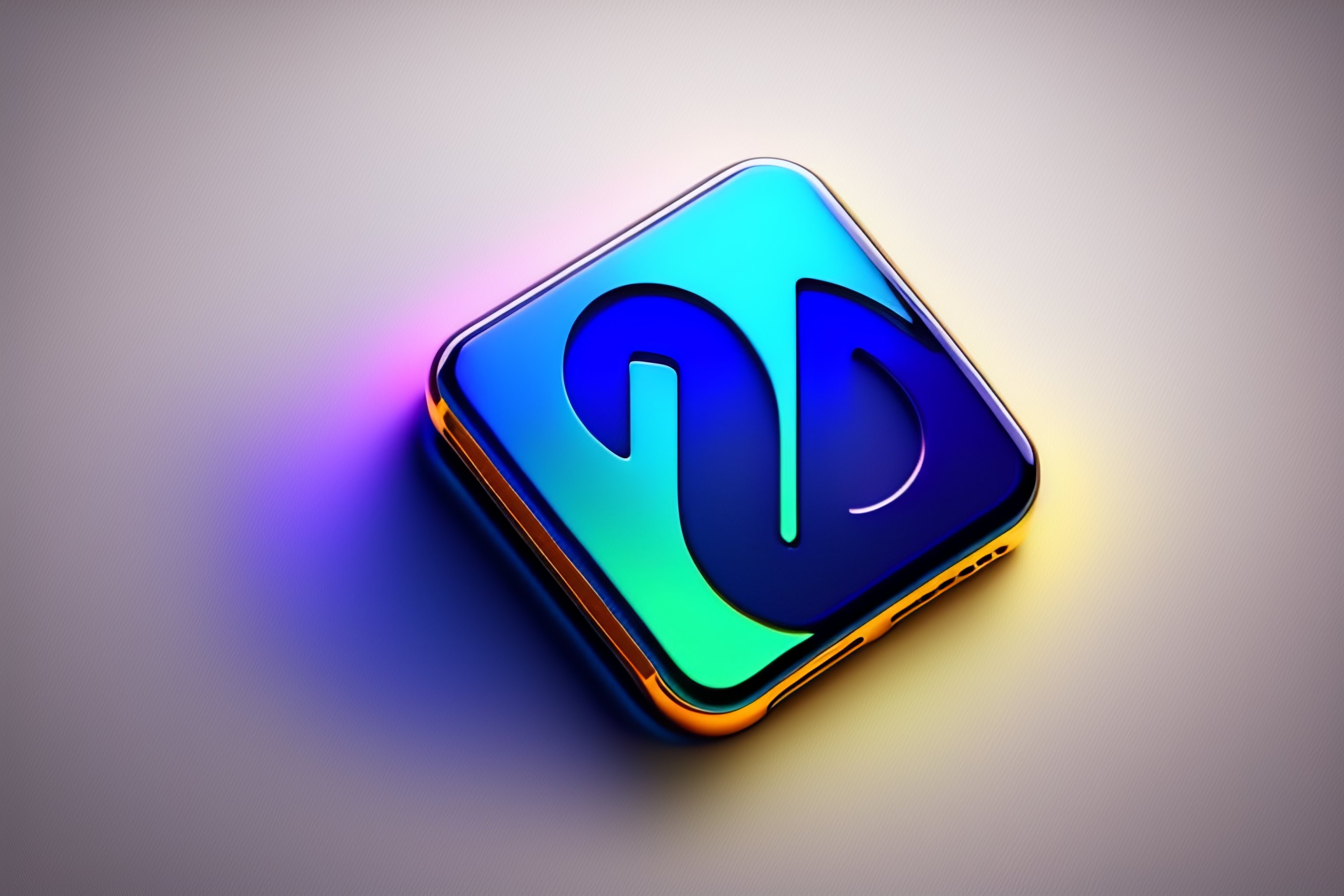 Lexica - Vector logo with blue circuit for "ALPHA"