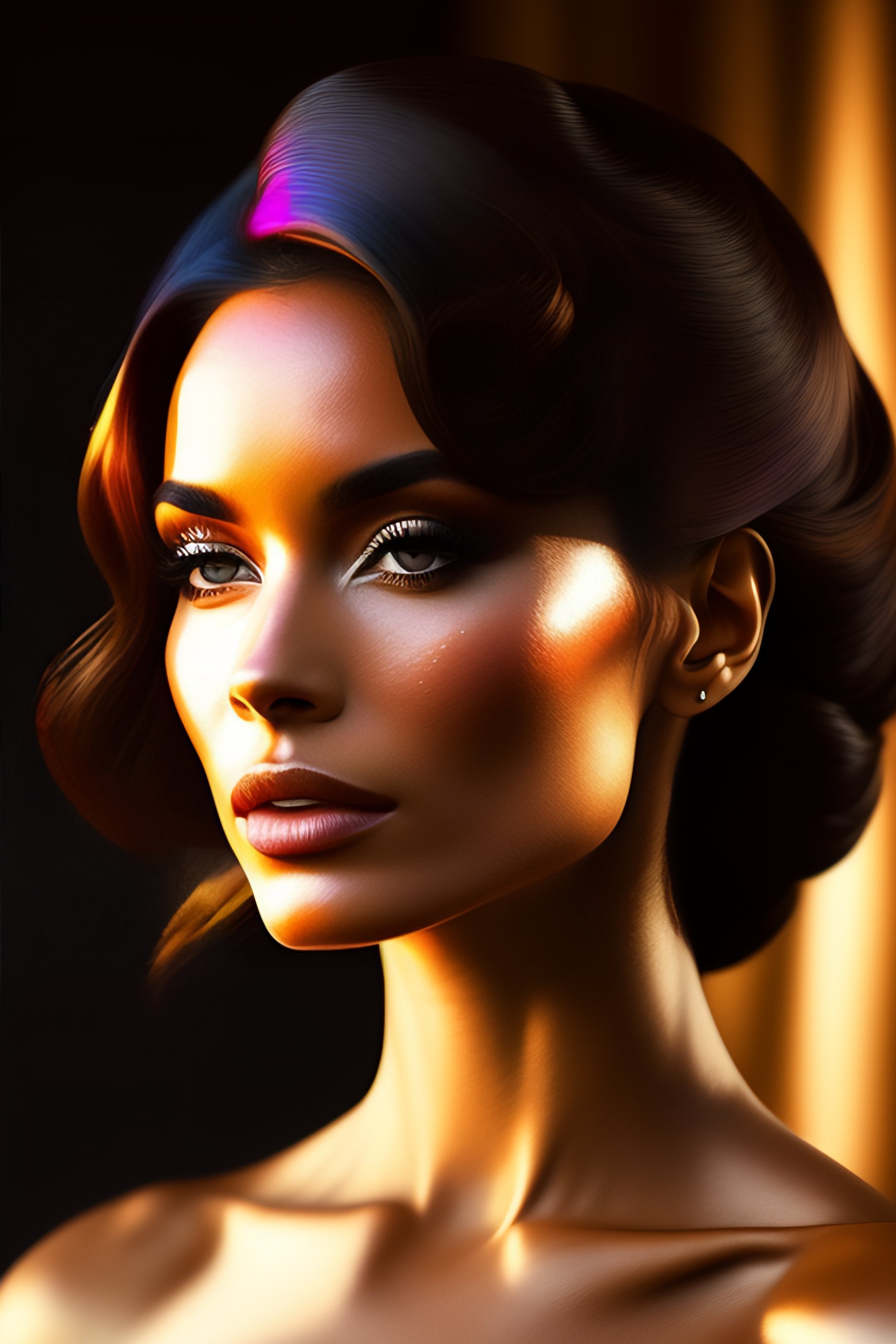 Lexica - The most beautiful woman in the world, realistically shaded face