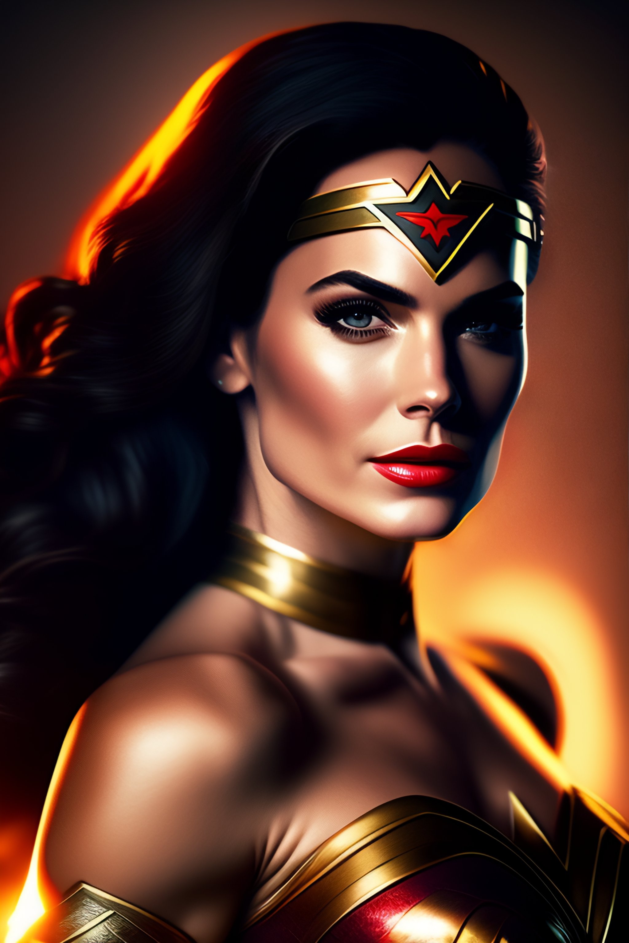 Lexica - Henry Cavill as wonder woman, dc comics, 4k