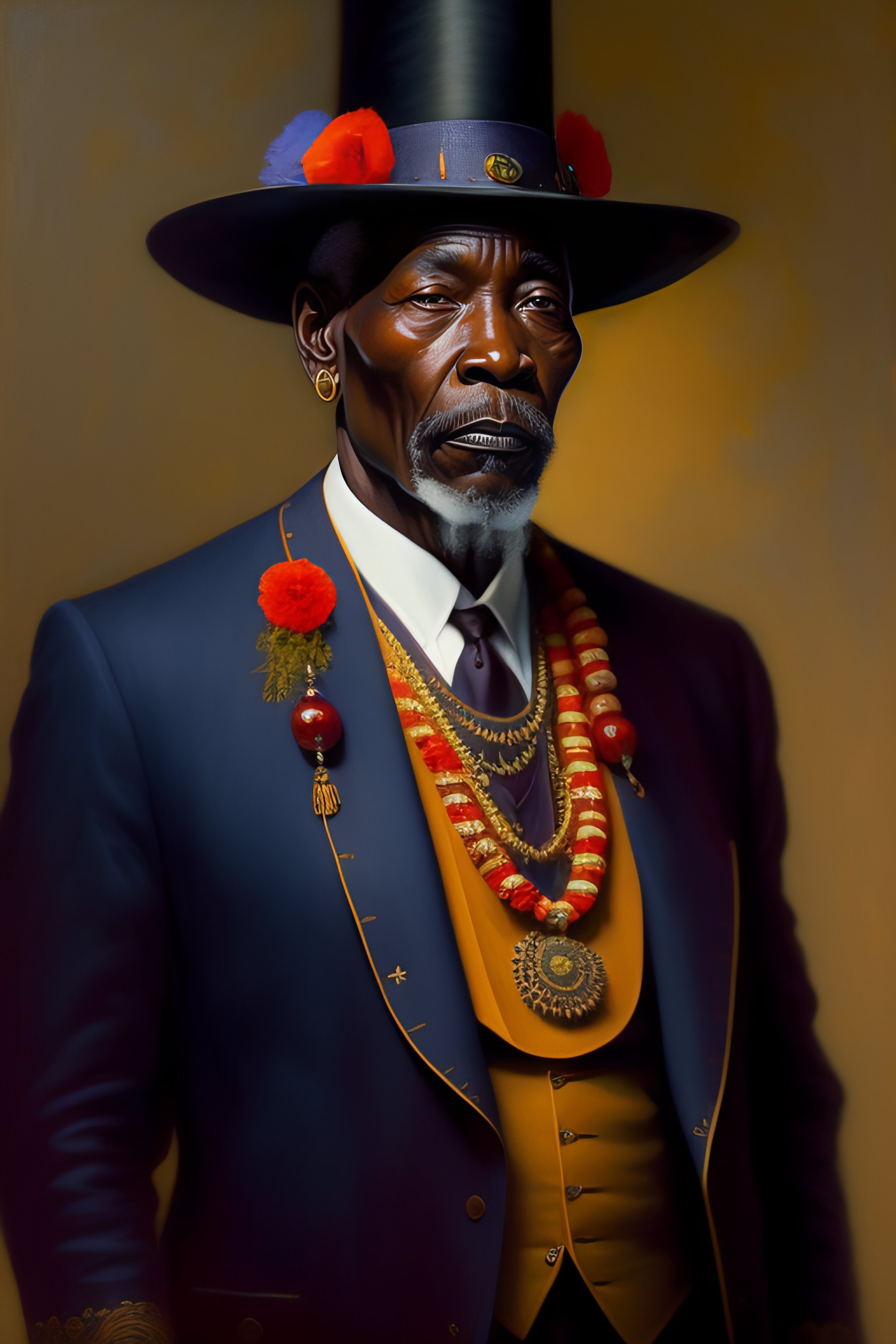 Lexica - Full shot body photo of a voodoo witch doctor old-fashioned ...