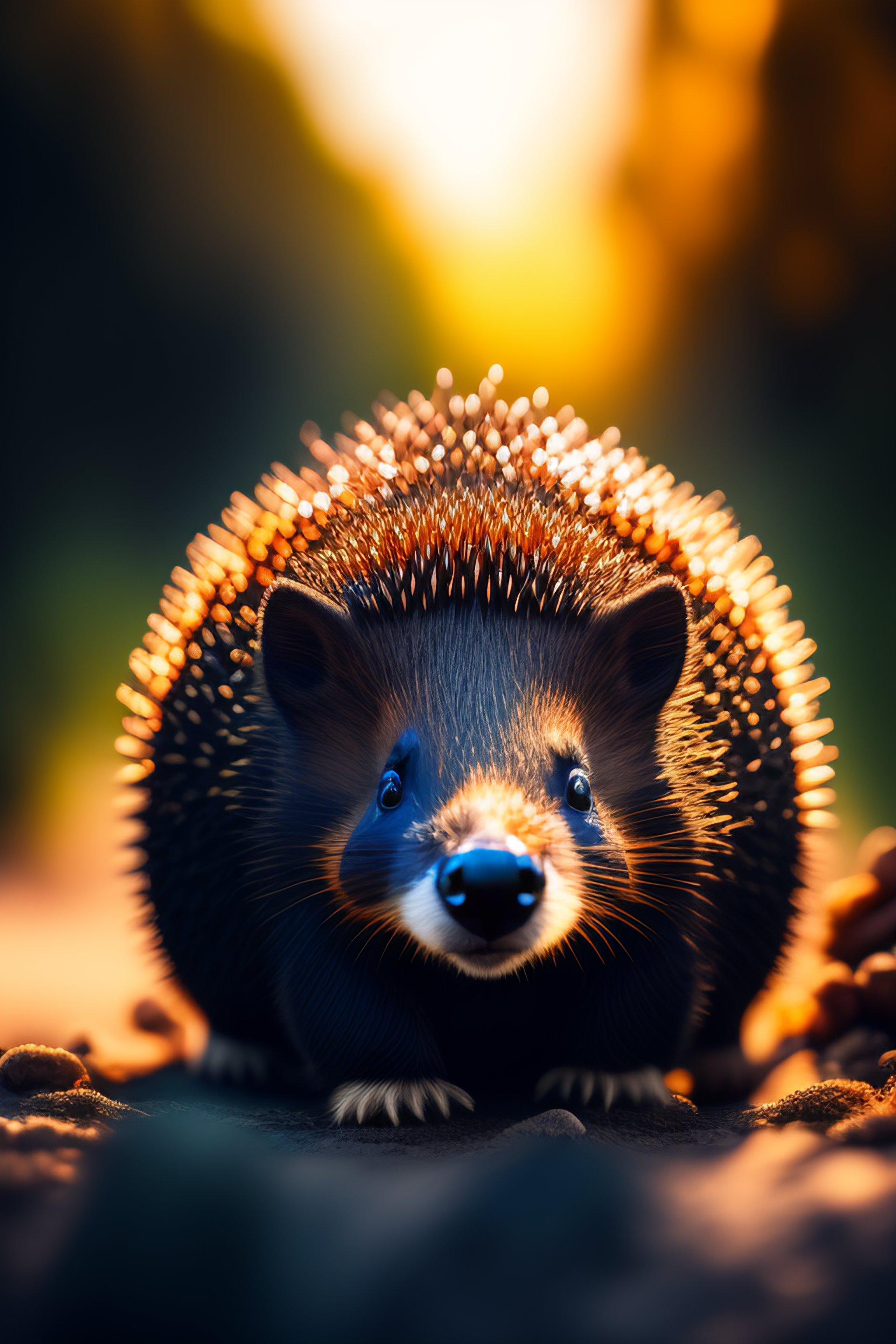 Lexica - Image of a porcupine, 4 k, painting, volumetric, kbrush, use ...