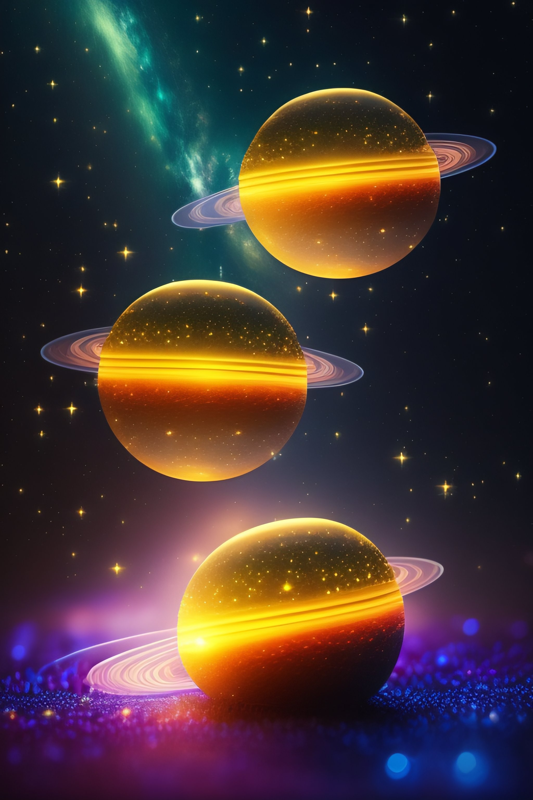 Lexica - Five fireflies hive mind traveling through space, little ...