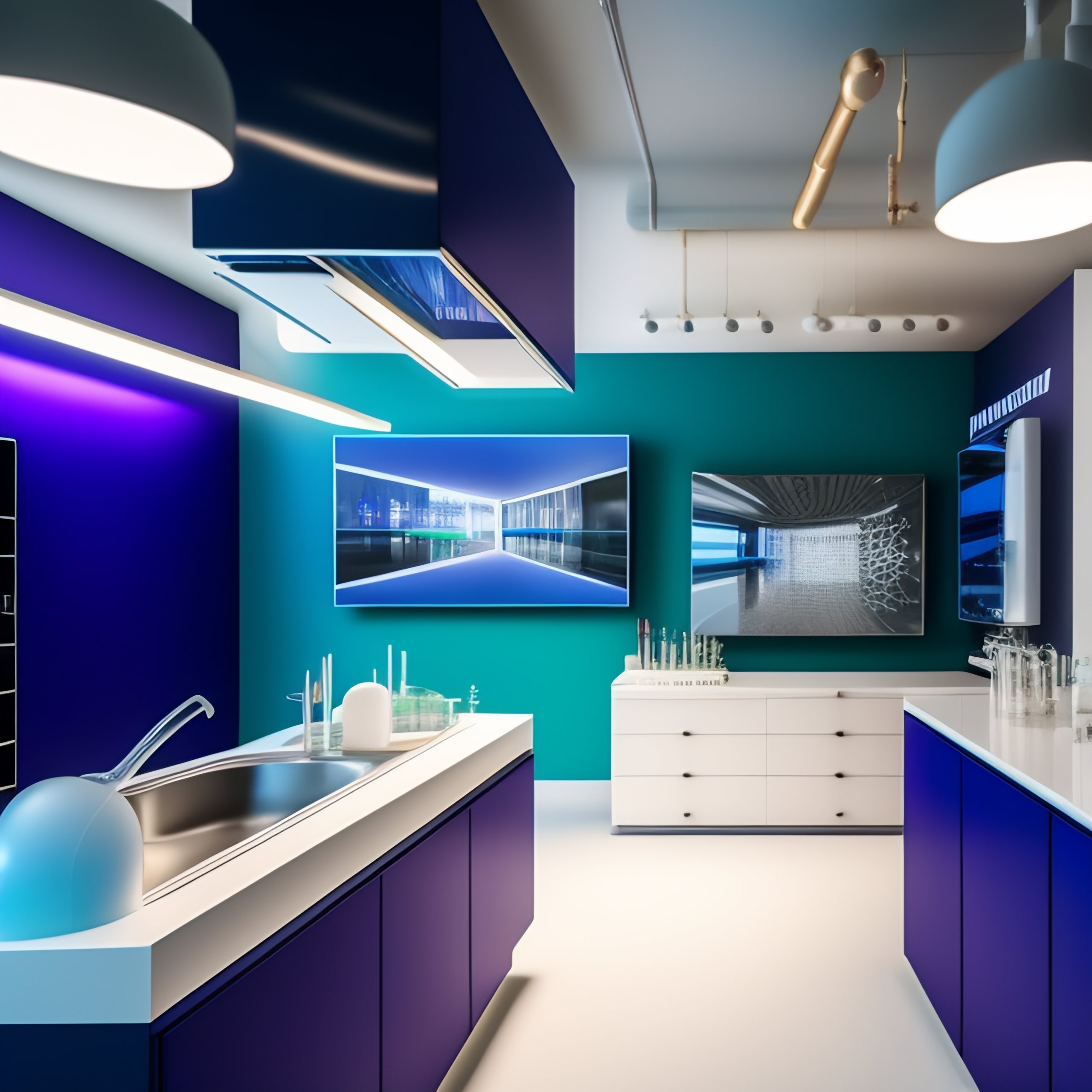 Lexica - Hyper-realistic rendering of dental laboratory, integrating ...