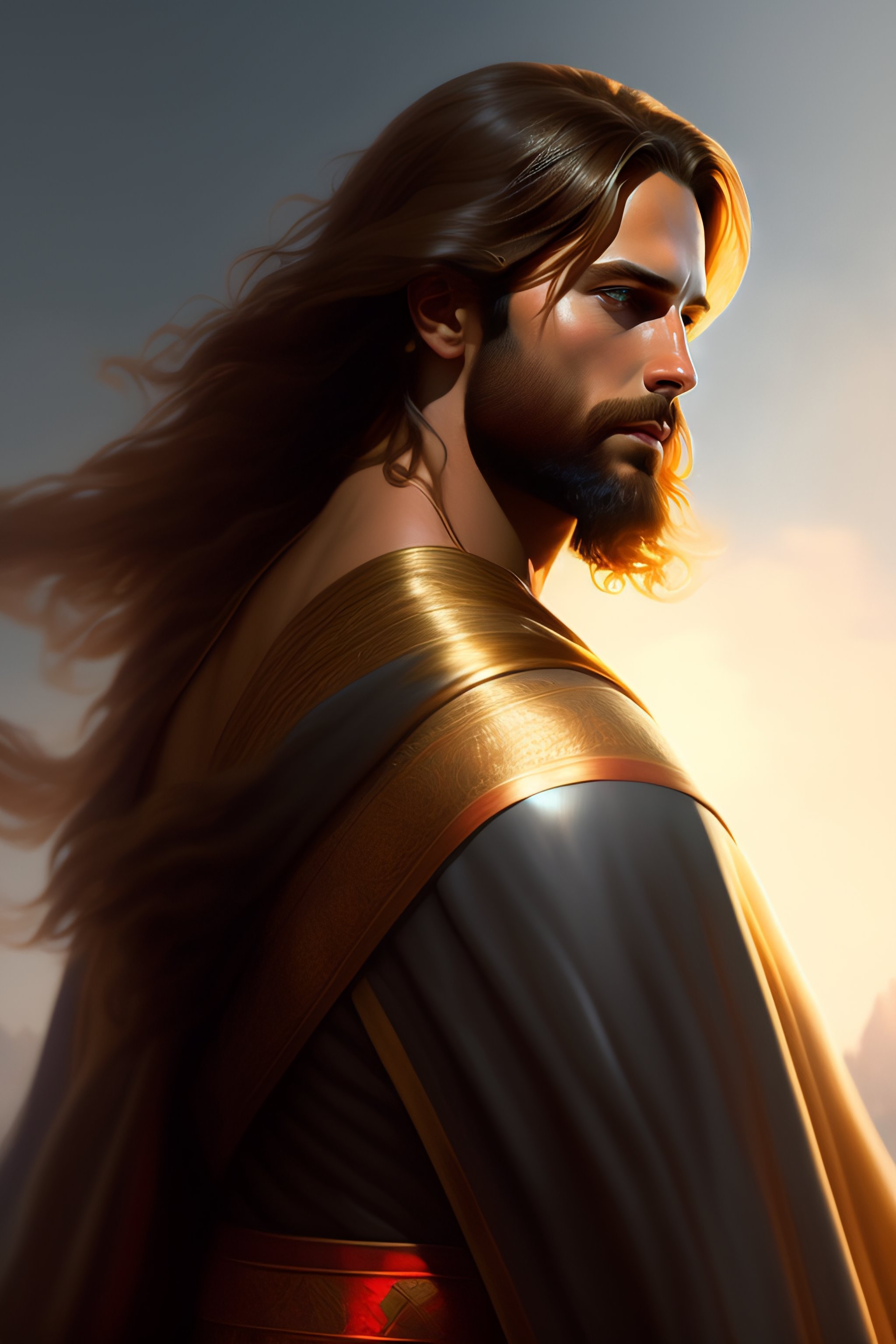 Lexica - Jesus christ as an action hero, realistic portrait ...