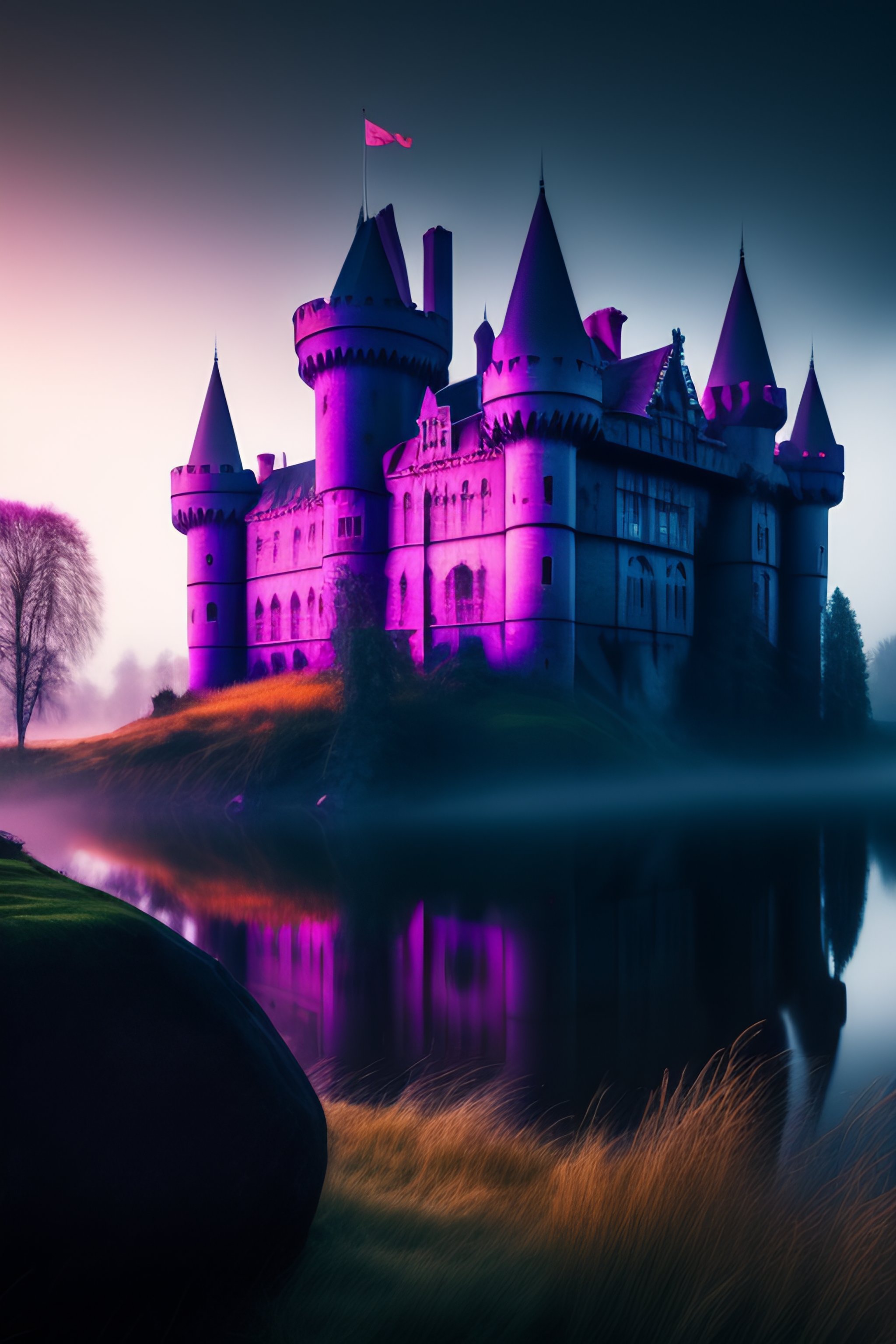 Lexica - Abandoned castle, ultra realistic, 4 k, dark, gritty, ominous ...