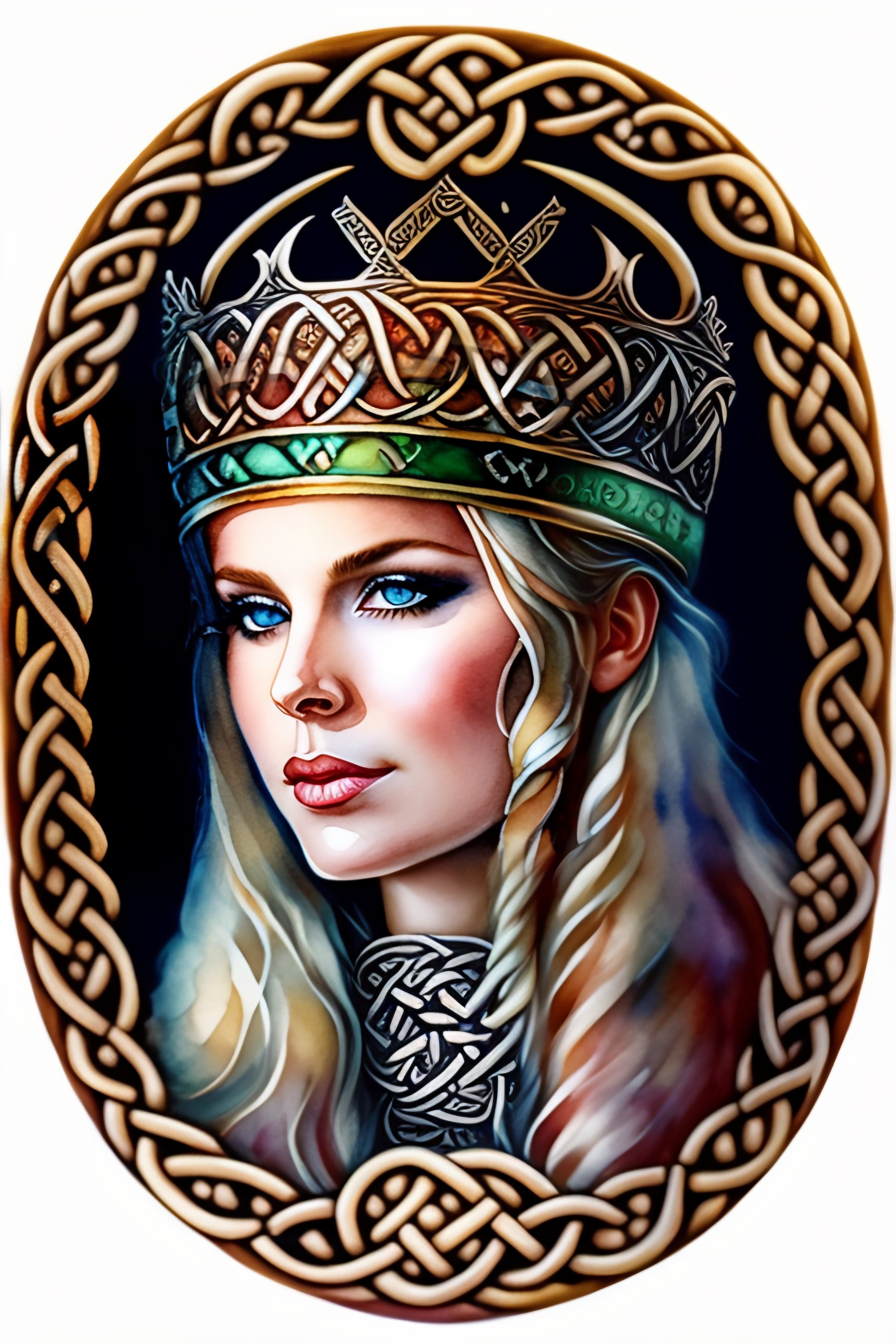 Celtic Princess Painting