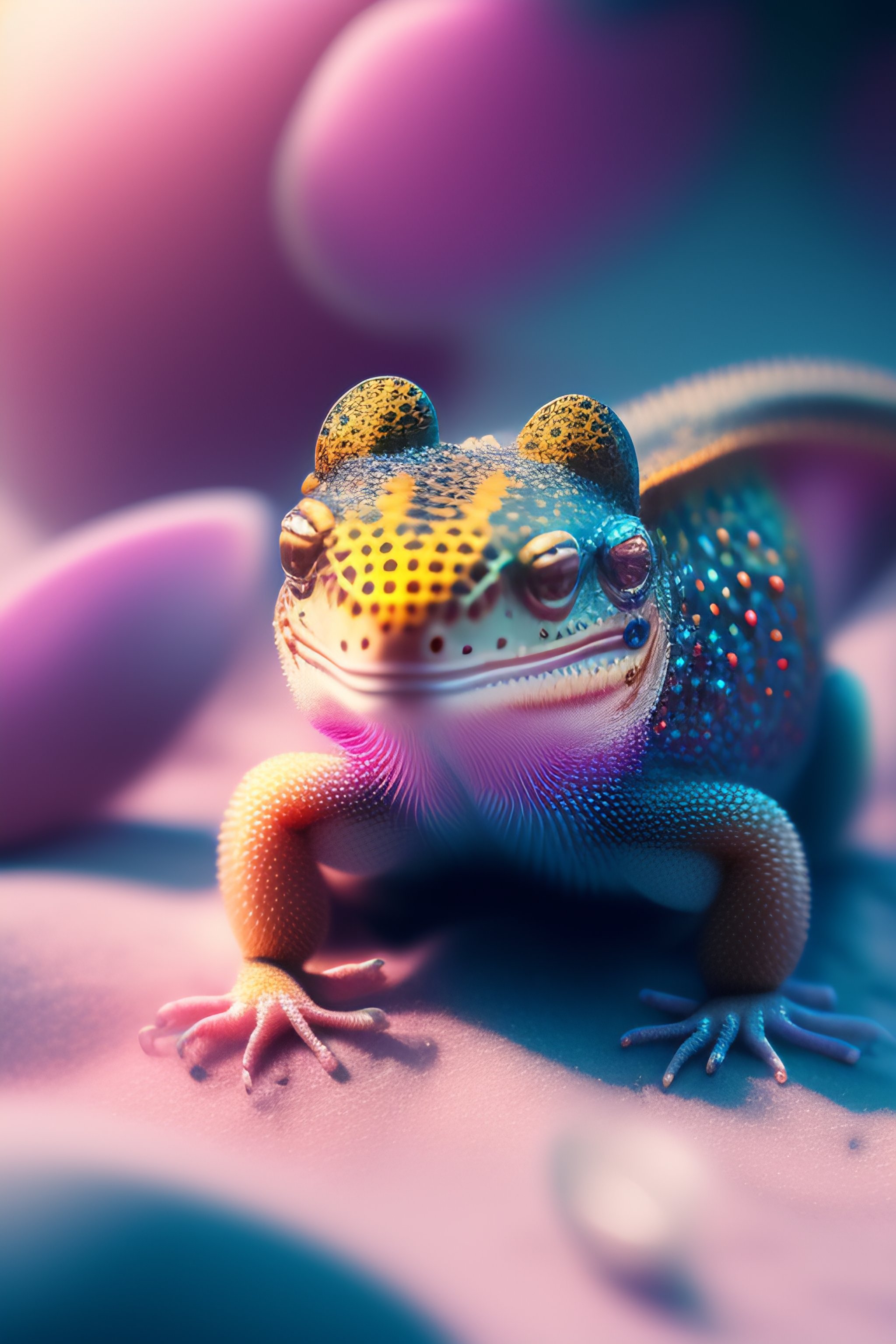 Lexica - Ultra hd! realistic, chrome, gecko, pastel, dreamy, florida ...