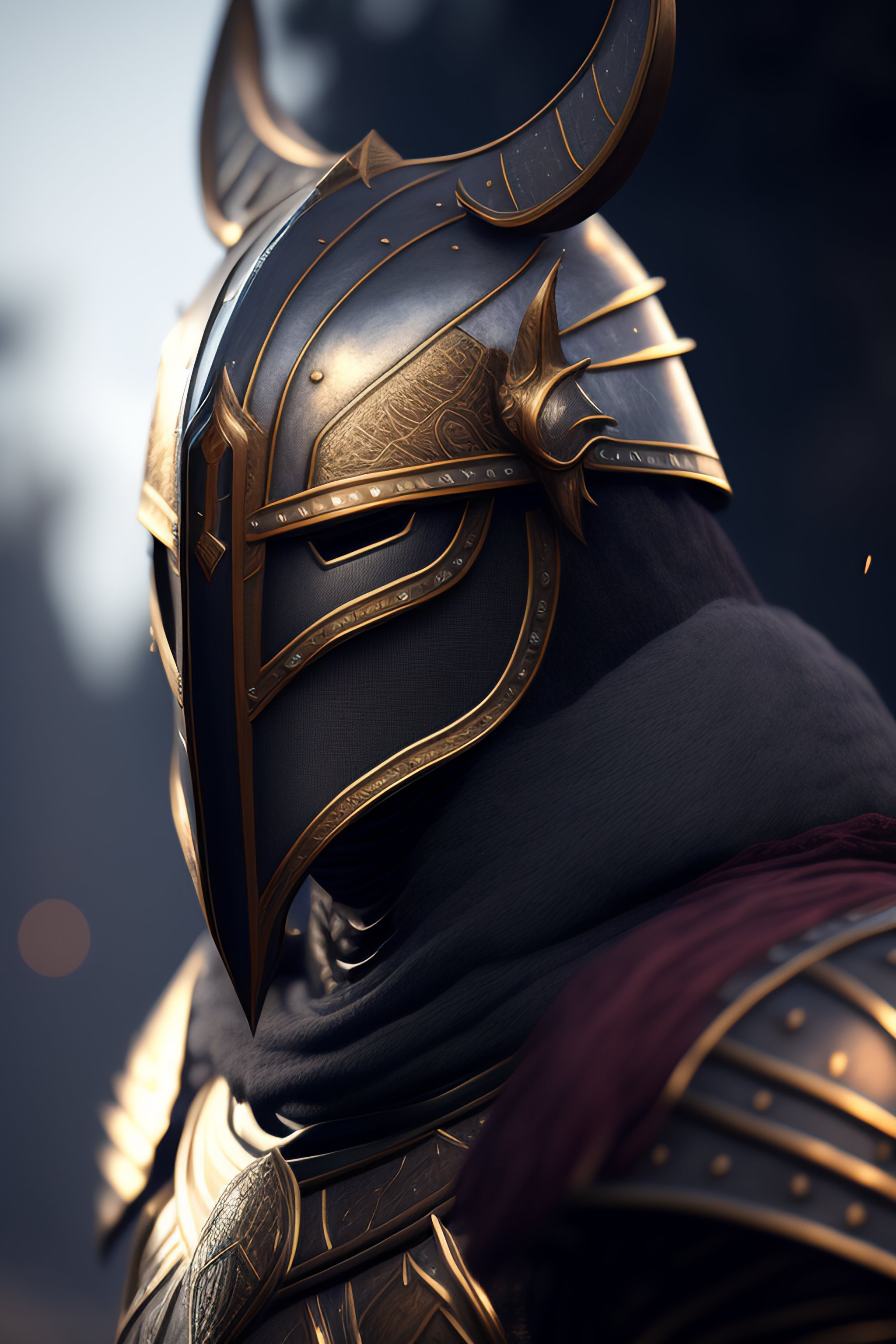 Lexica - Knight warrior helmet skyrim mask elder scrolls v nordic armor ...