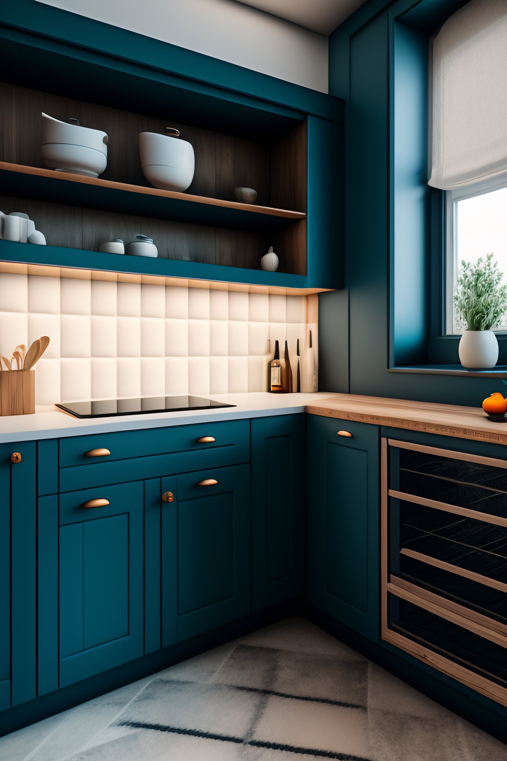 Lexica - Kitchen nook, 4k image