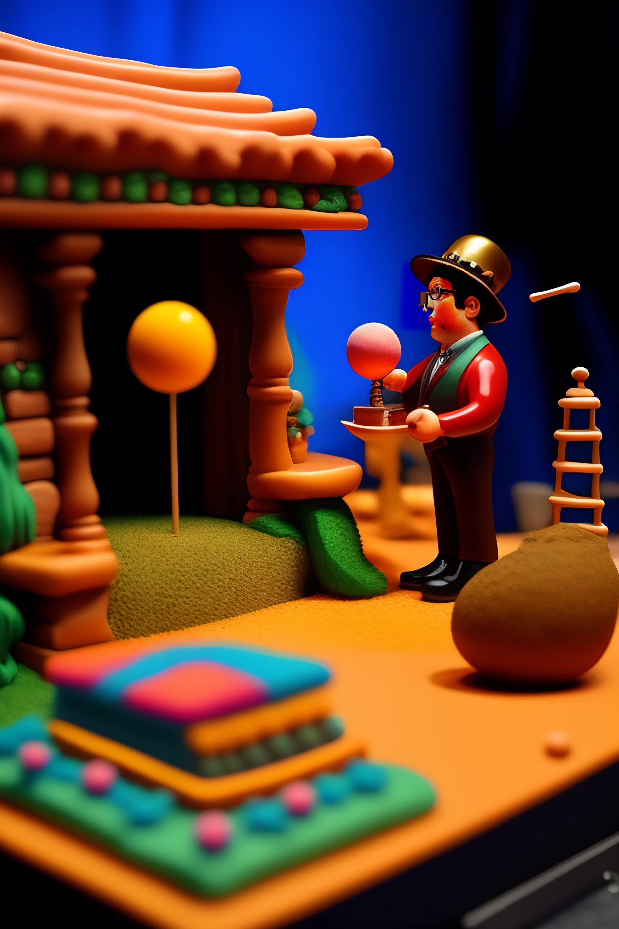 Lexica - Behind the scenes on the set of a claymation movie