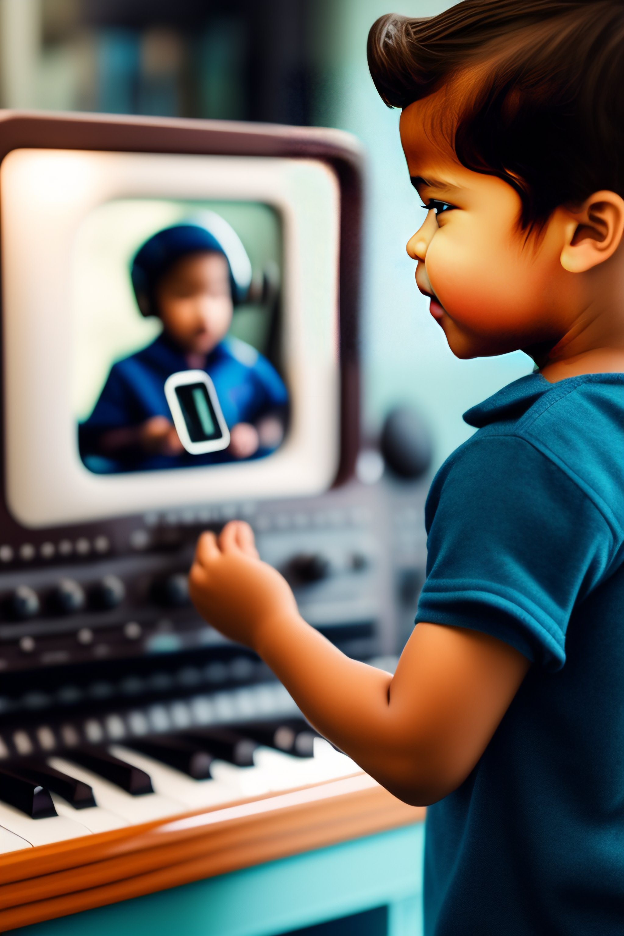 Lexica - A child using a communication device, such as a picture ...