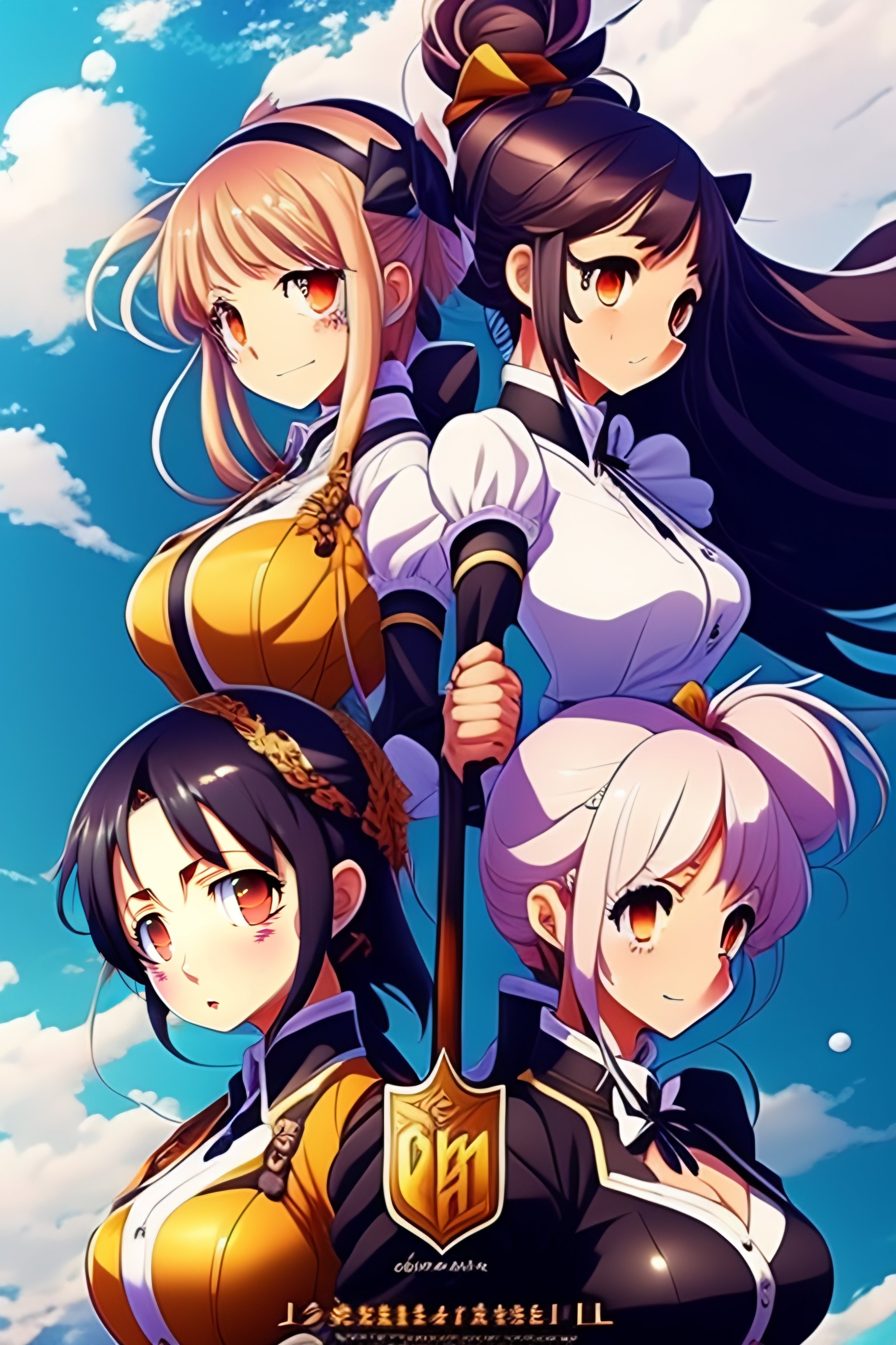 Lexica - New generic isekai anime poster with main character and bunch ...