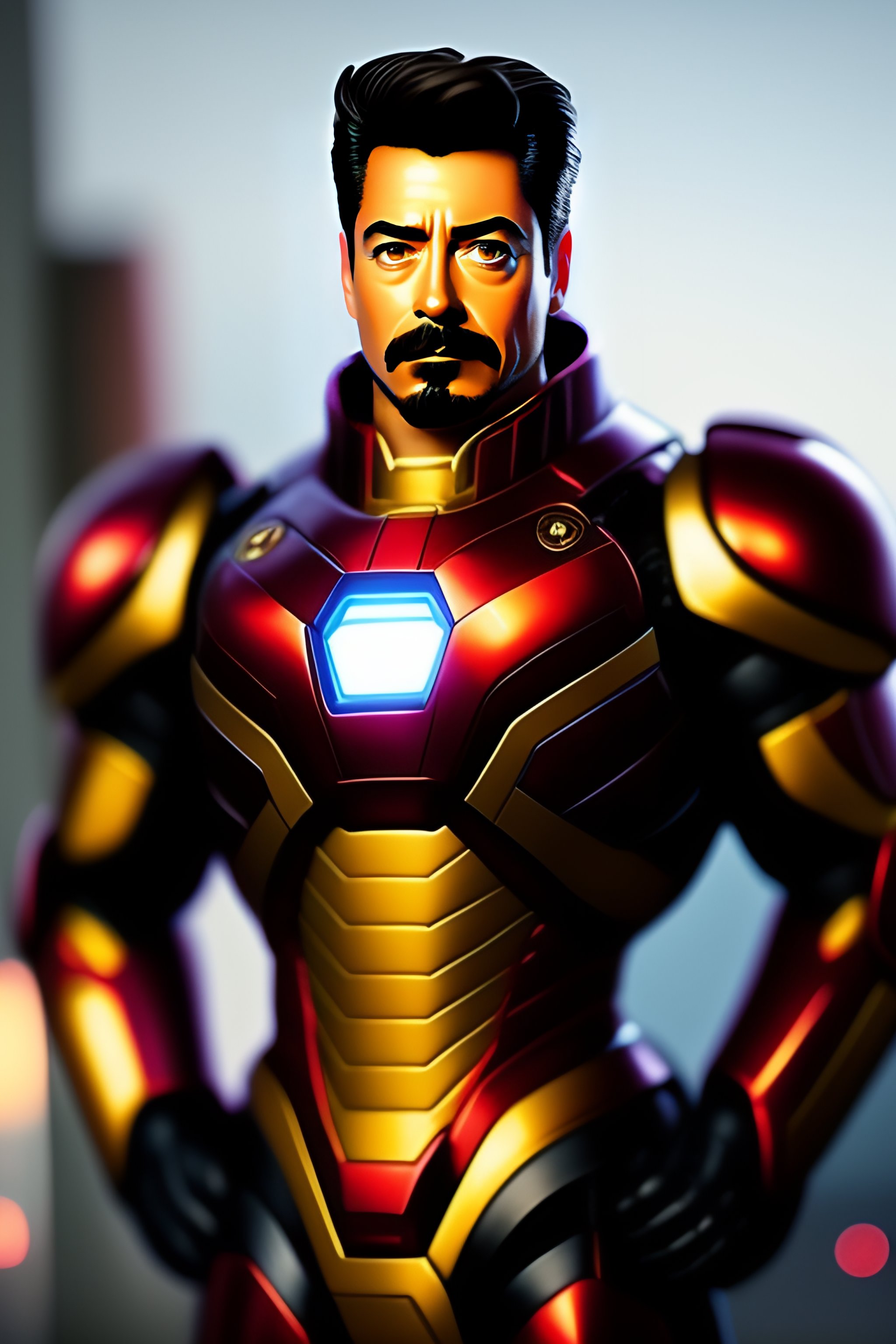 Lexica - Cartoon tony stark realista
