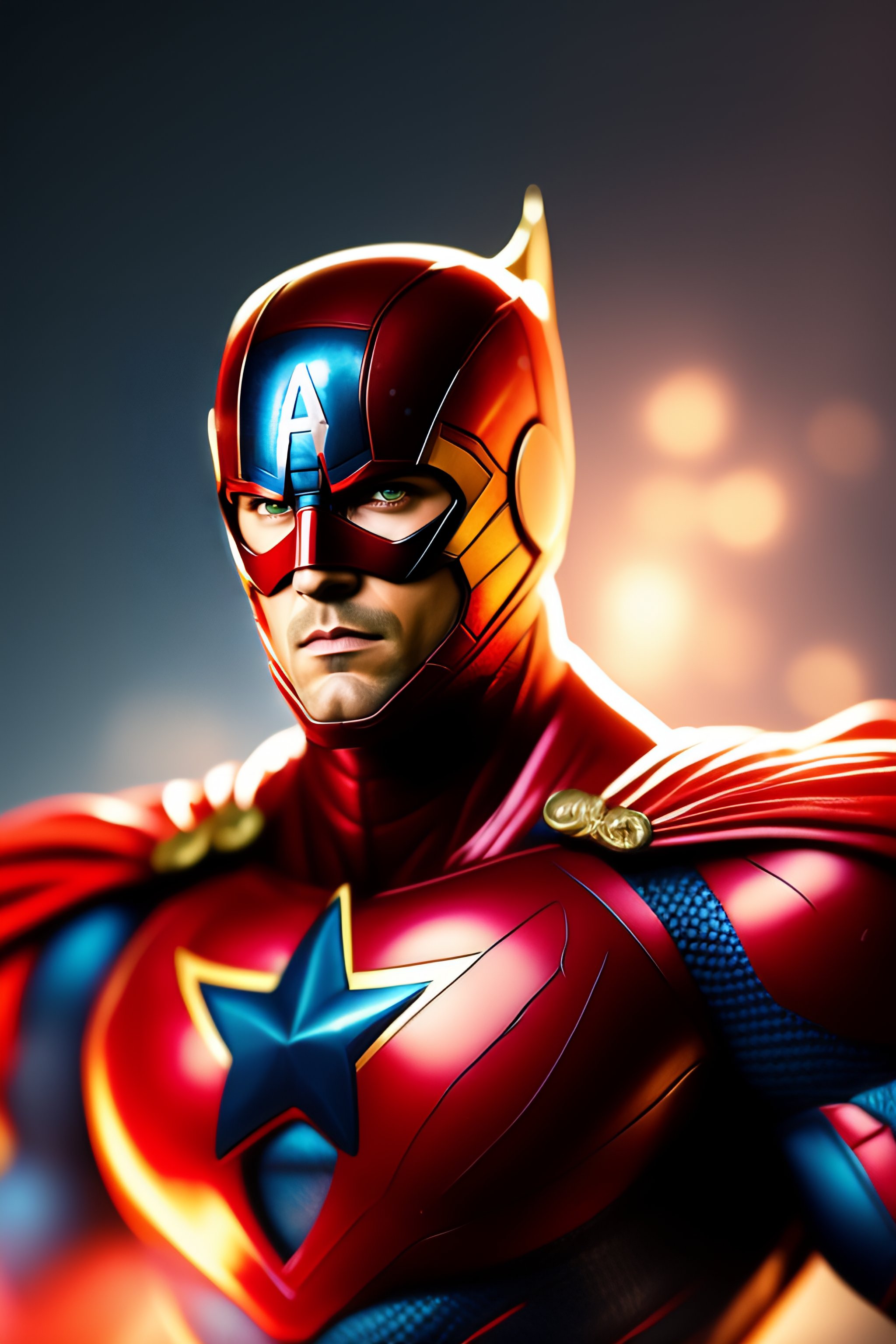 Lexica - New superhero Marvel, guy, man, dslr, high quality, 2d