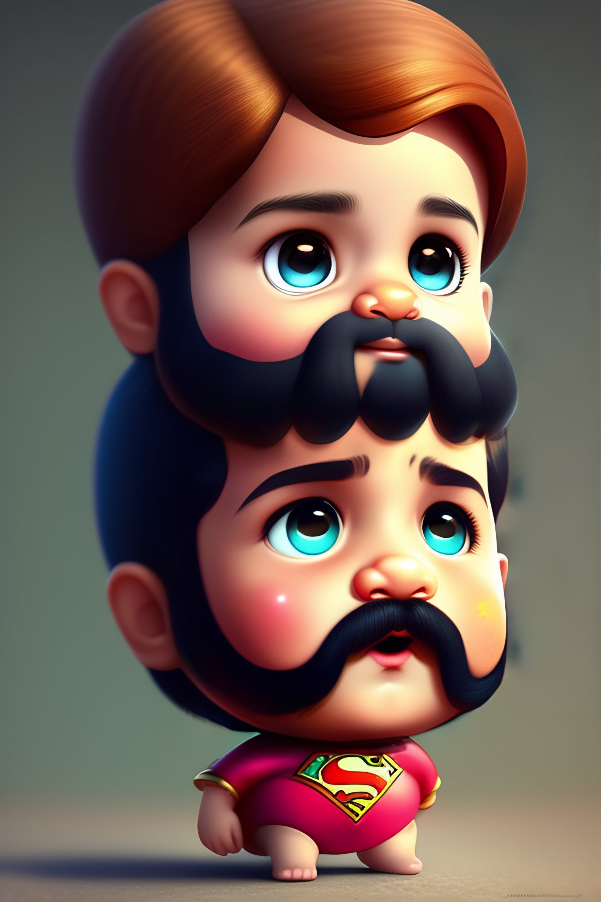 Lexica - Cute and adorable cartoon Shahid Kapoor baby, fantasy ...