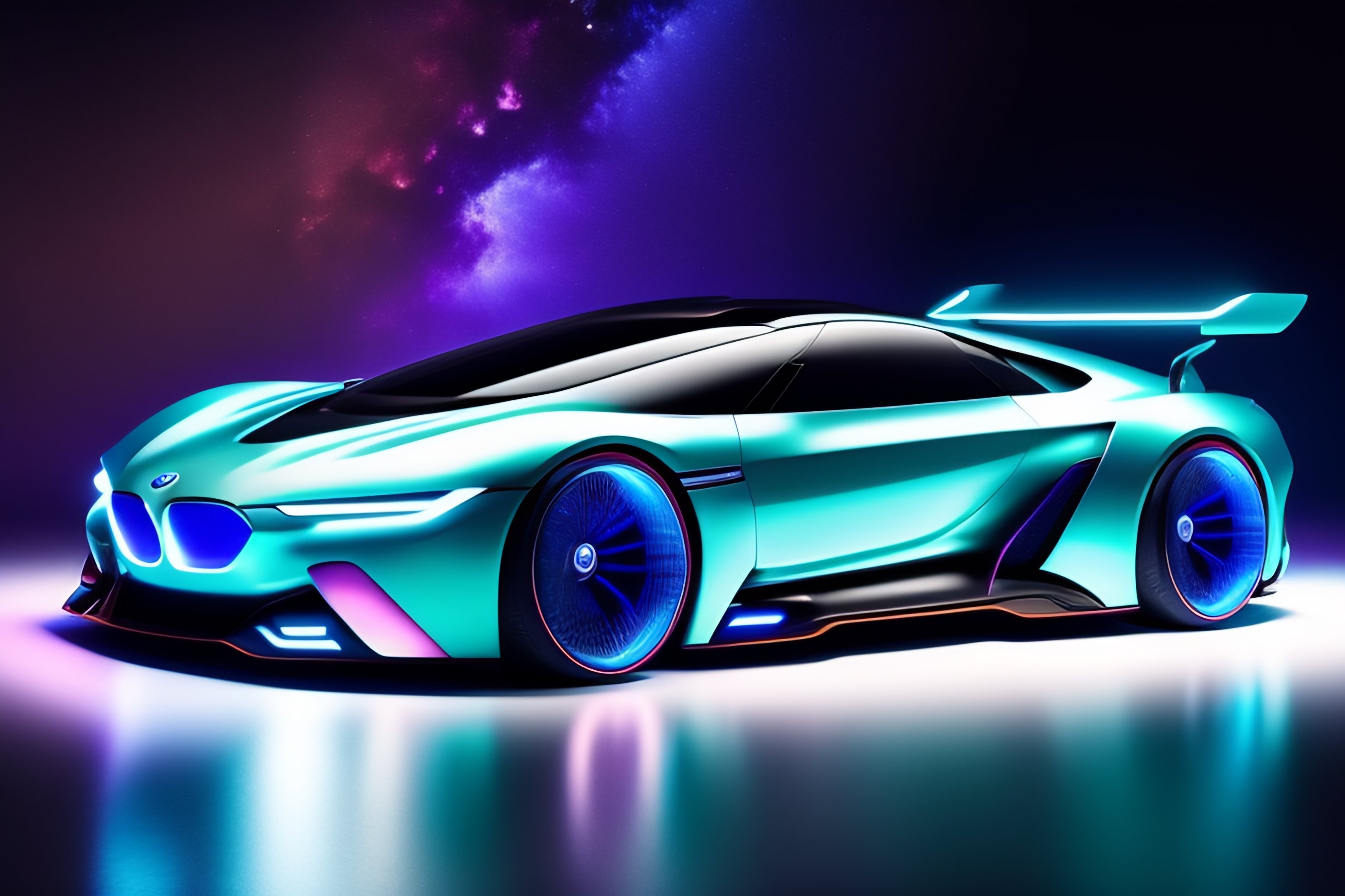 Lexica - Futuristic BMW with LED exterior