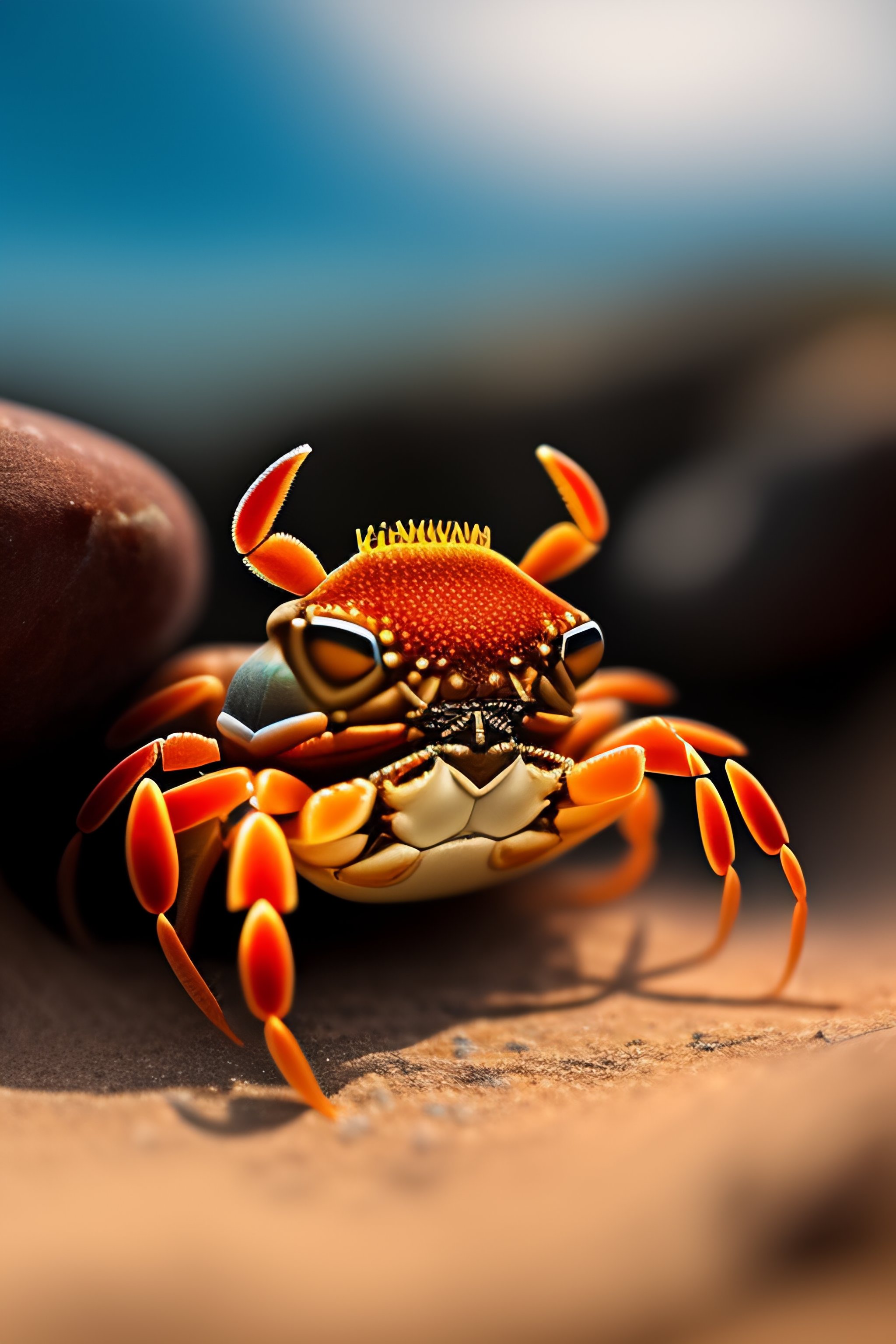 Lexica - Man crab with moustache