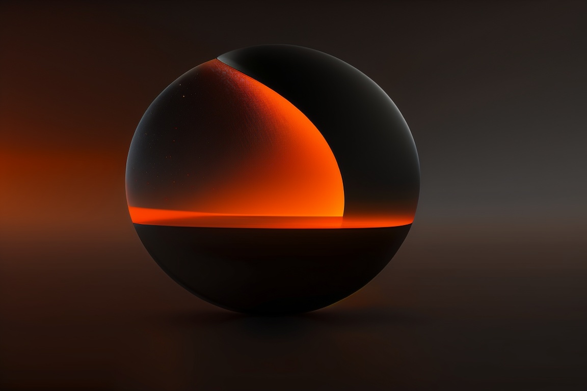 Lexica - Orange, black fading into black background gradient abstract ...