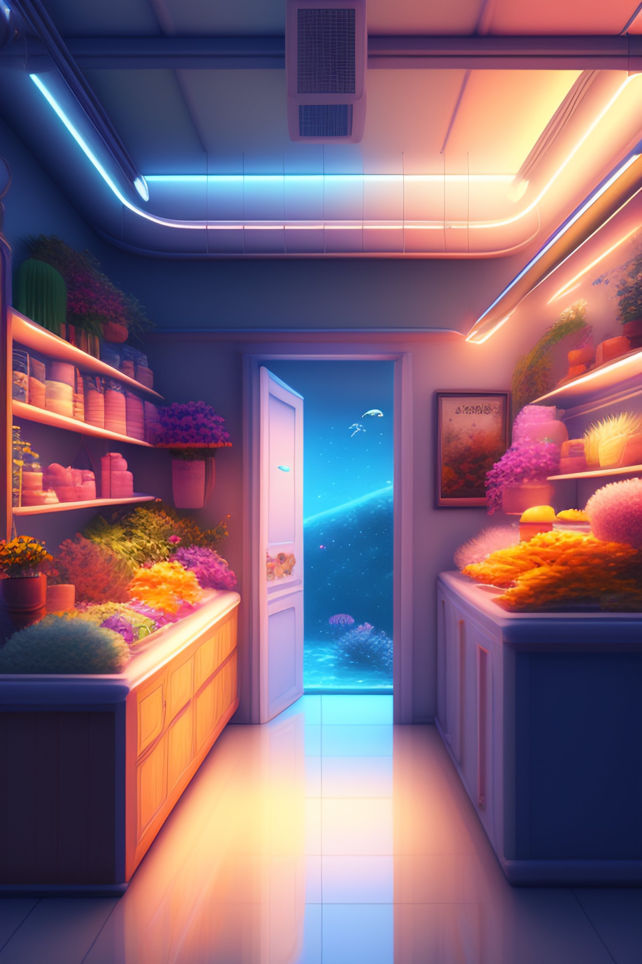 Lexica - Bright cheery placid pastel deep cozy moody cluttered ...