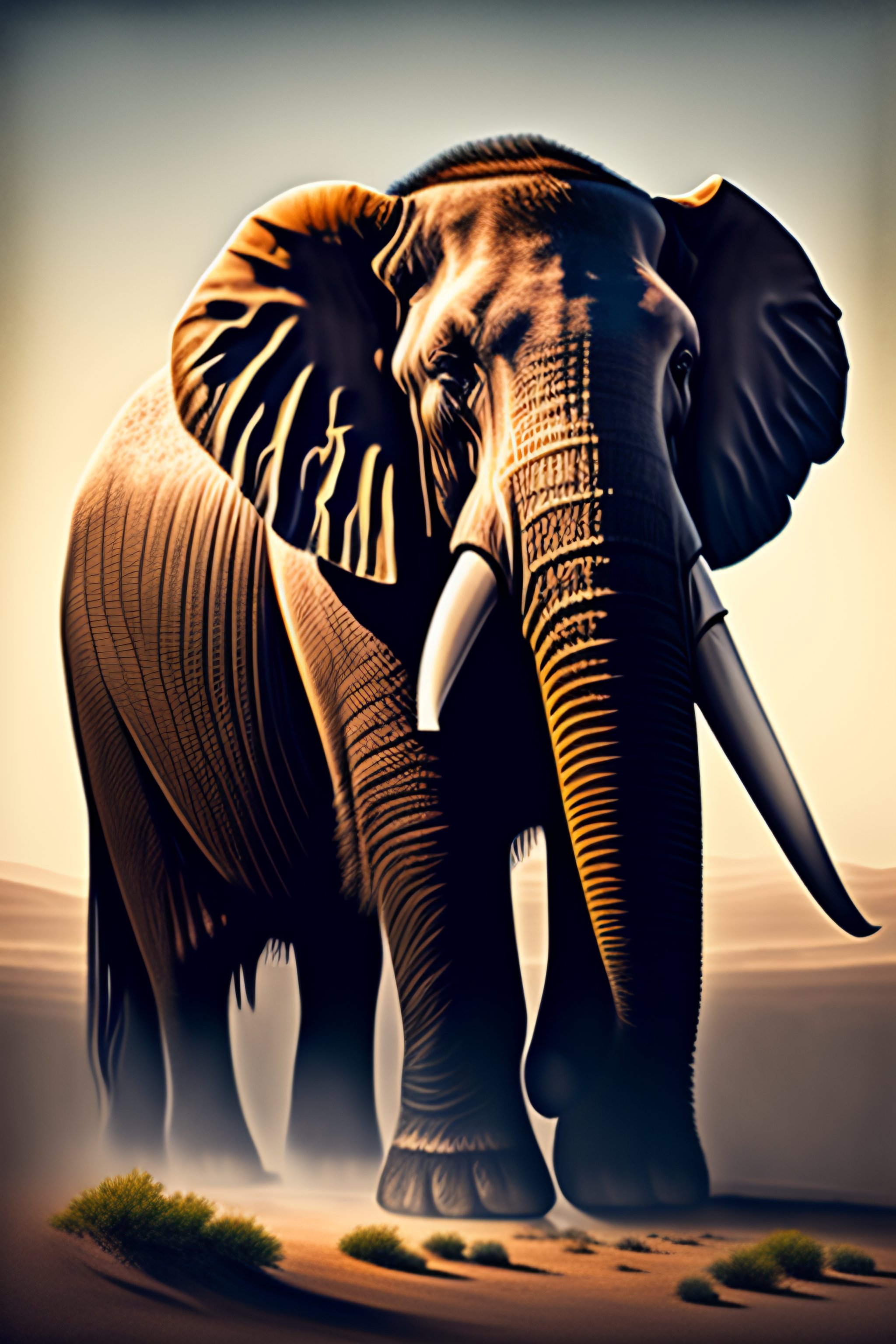 Lexica - Mammoth very long tusks, prehistoric, sharp focus ...