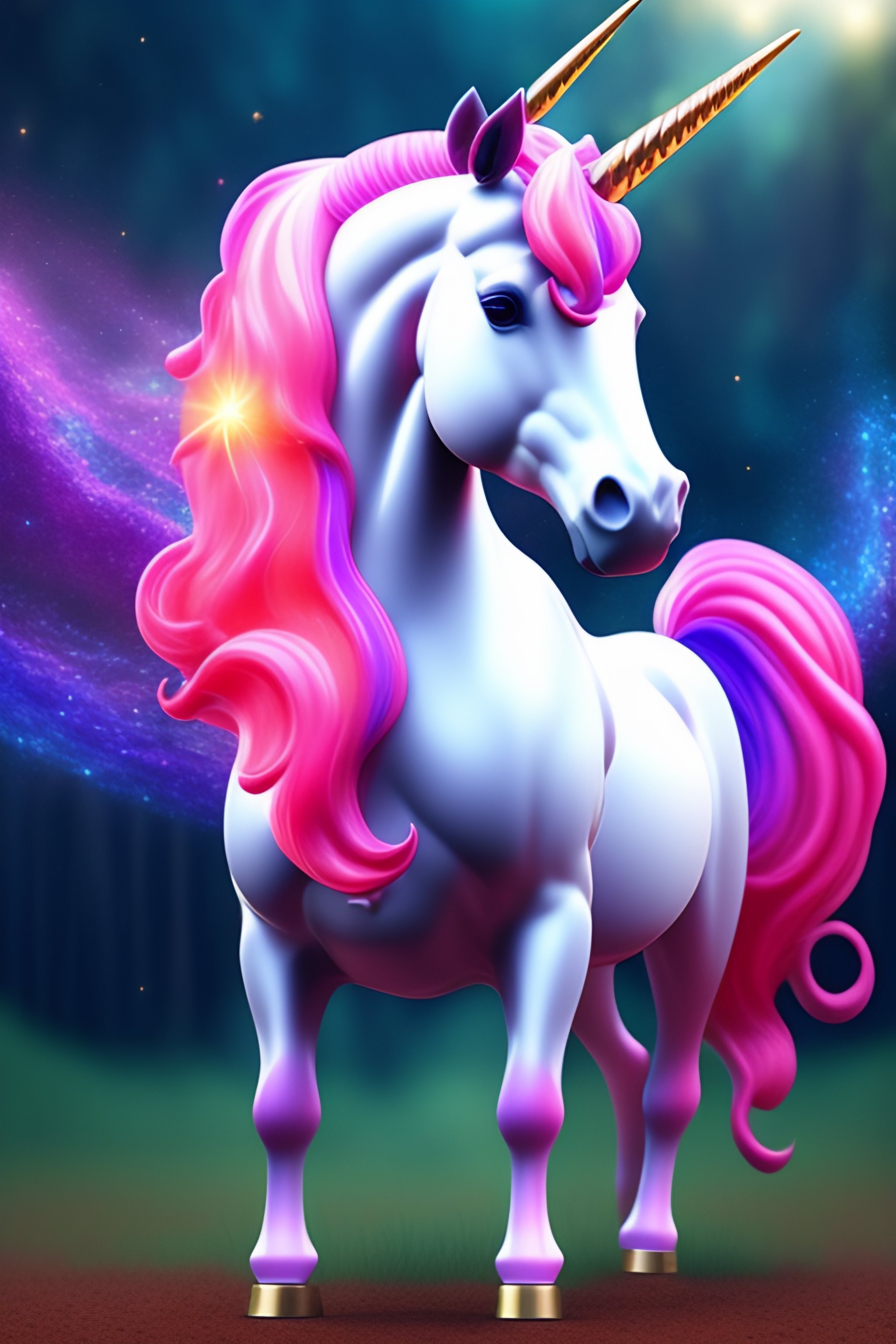 Lexica - Unicorn, hot dog gzibli