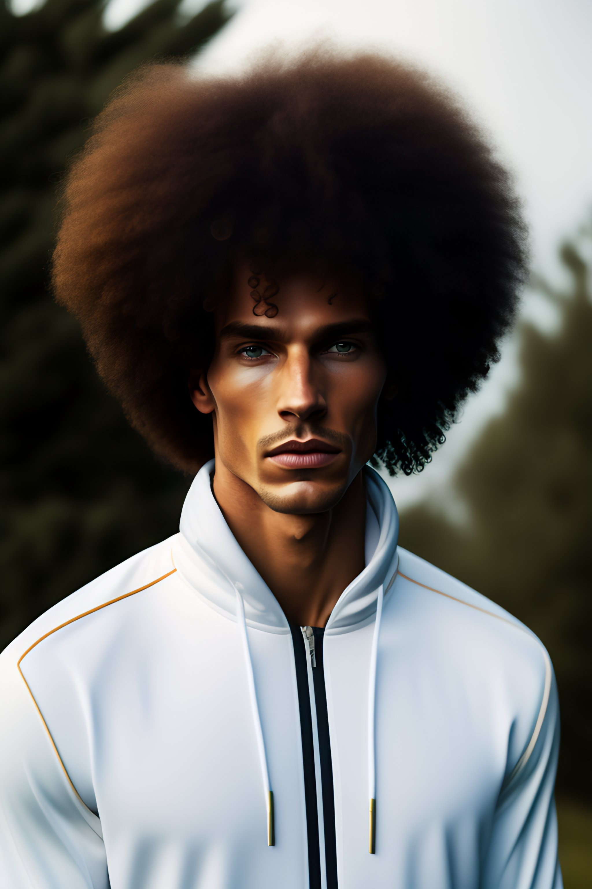 Lexica - Portrait of a tall gaunt suspicious looking white man in a ...