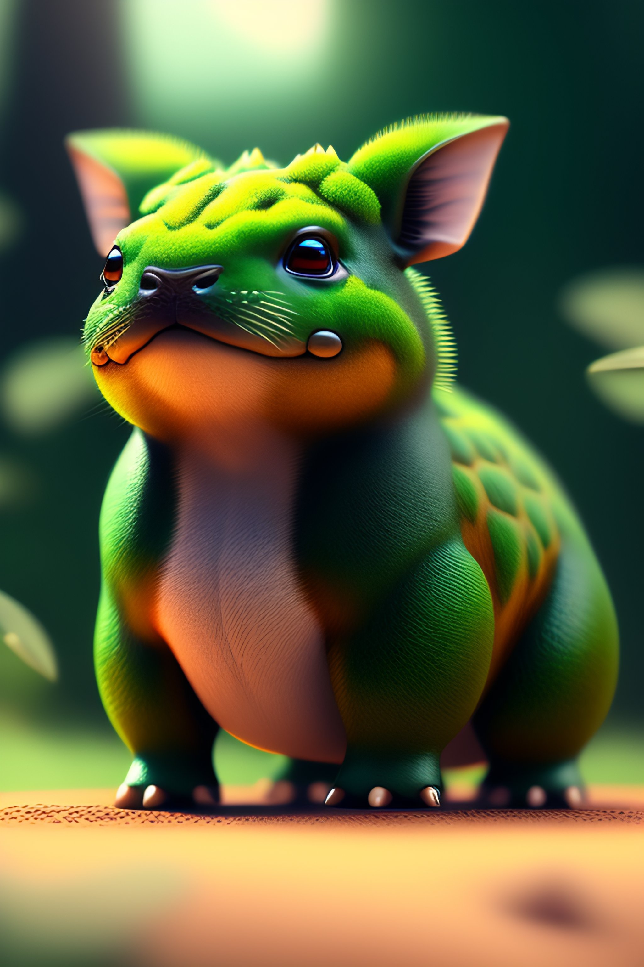 Lexica - Ultra hd! realistic, Bulbasaur, soft fur, dreamy, landscape ...