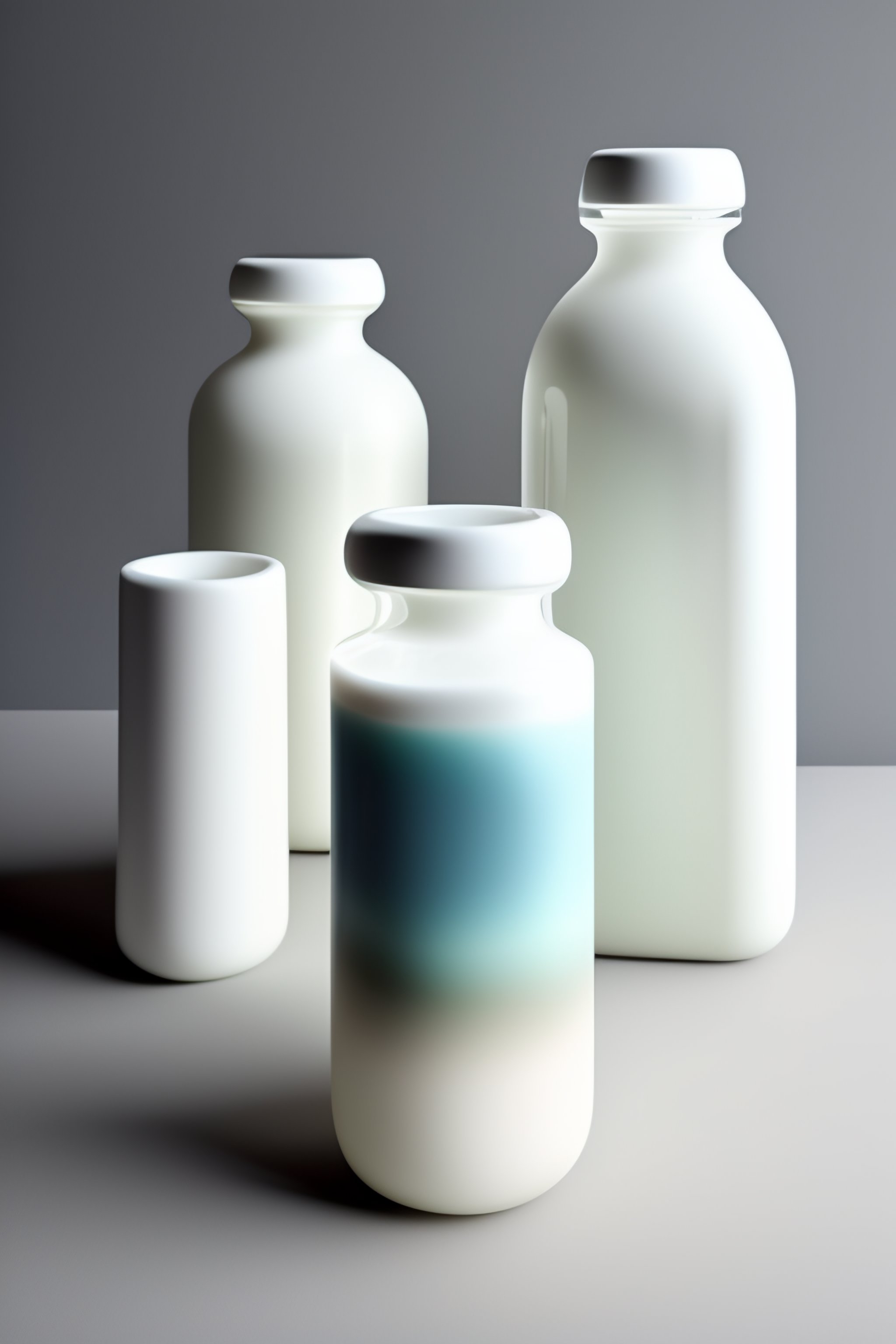 Lexica - Futuristic milk glass