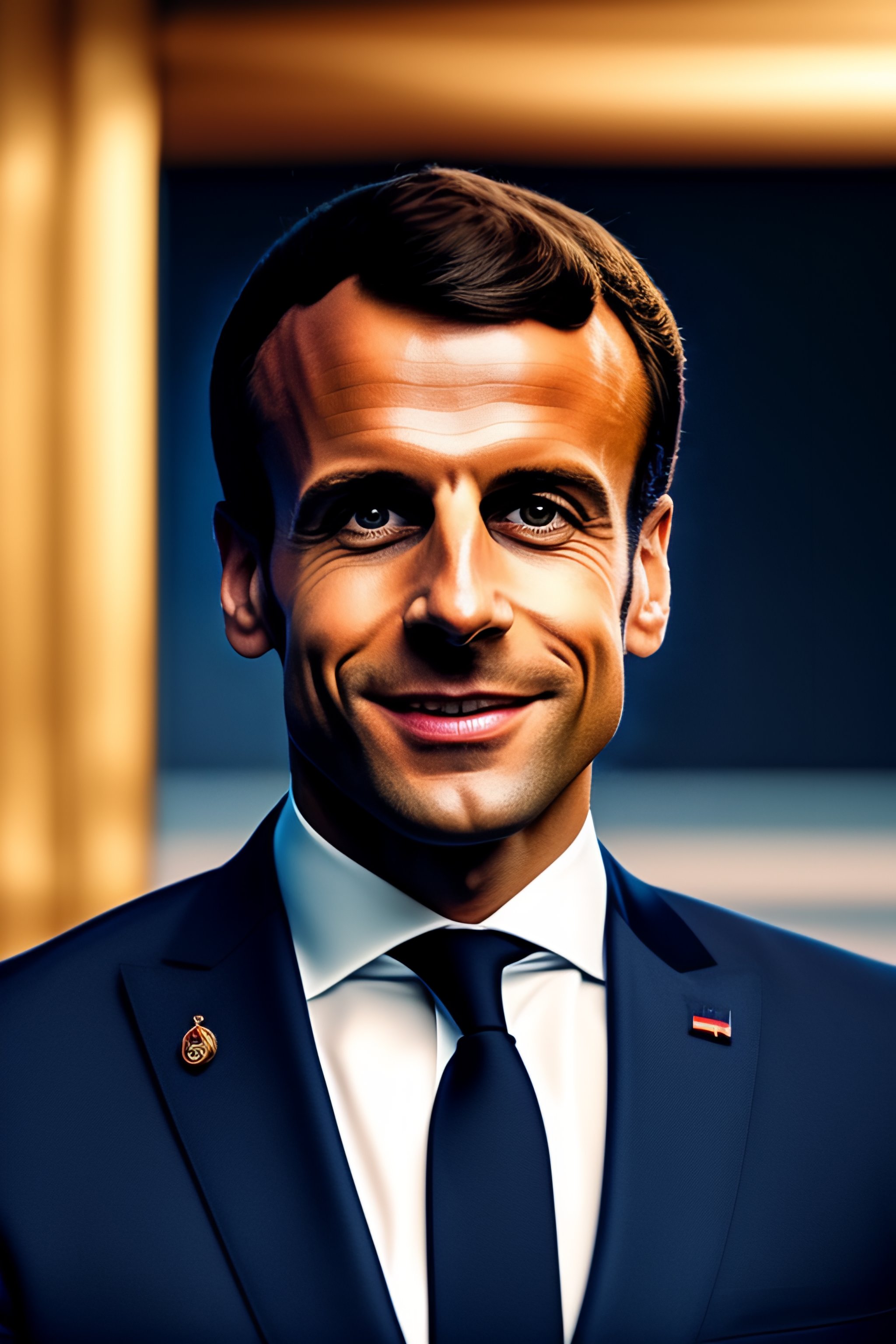 Lexica - Emmanuel Macron as PNL group member, rap, music, album cover