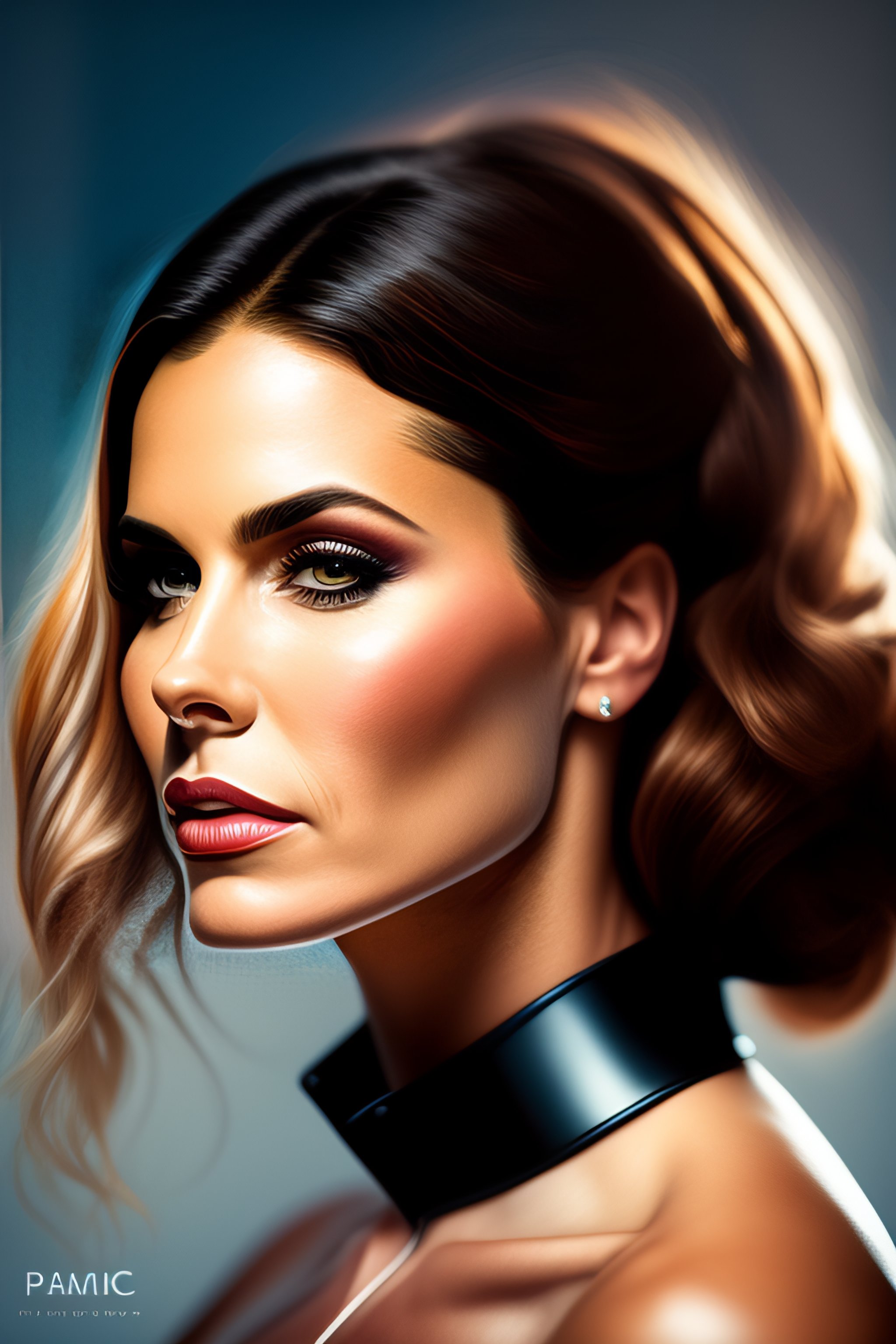 Lexica - A close epic lady portret