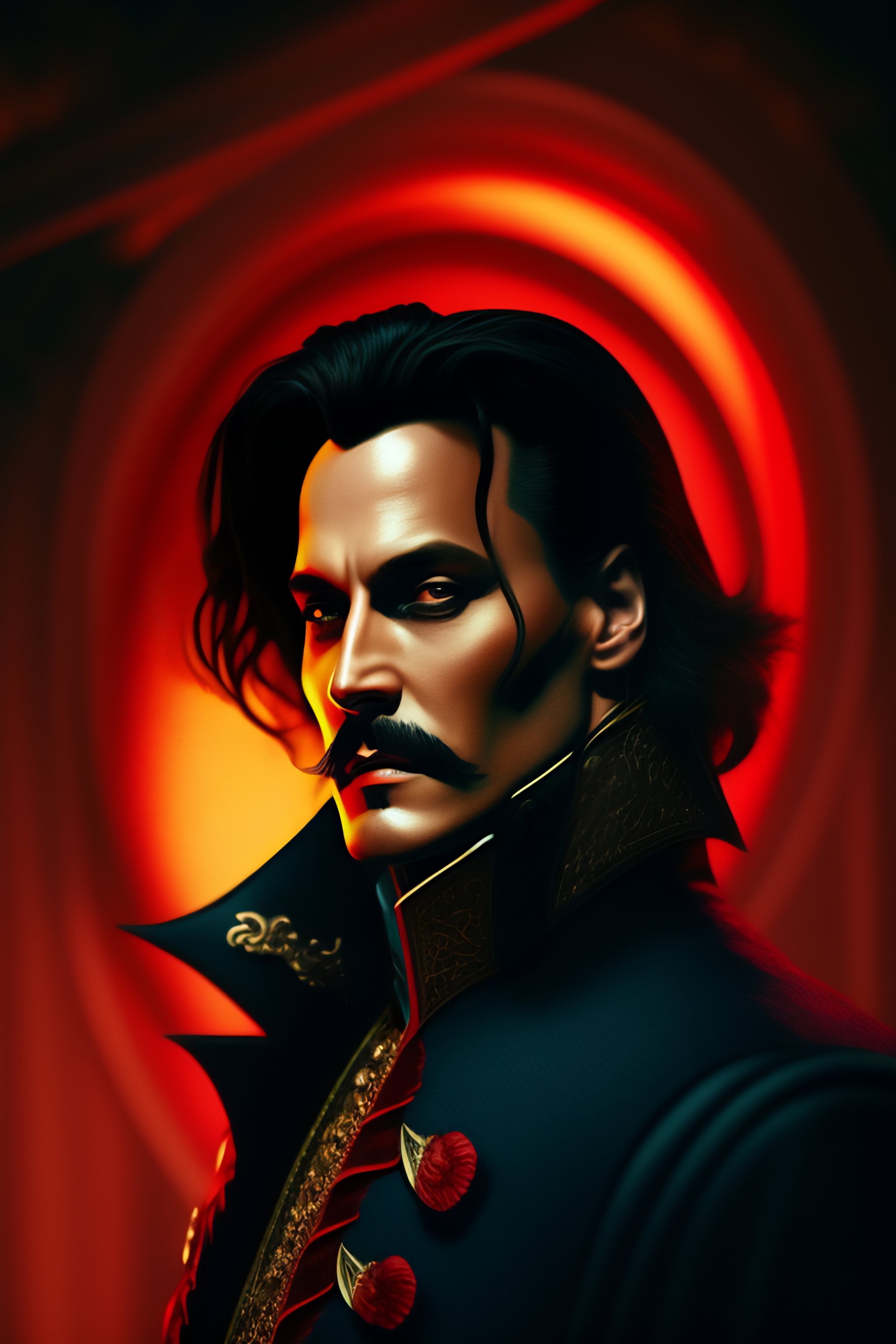 Lexica - Johnny Depp as Dracula in castlevania
