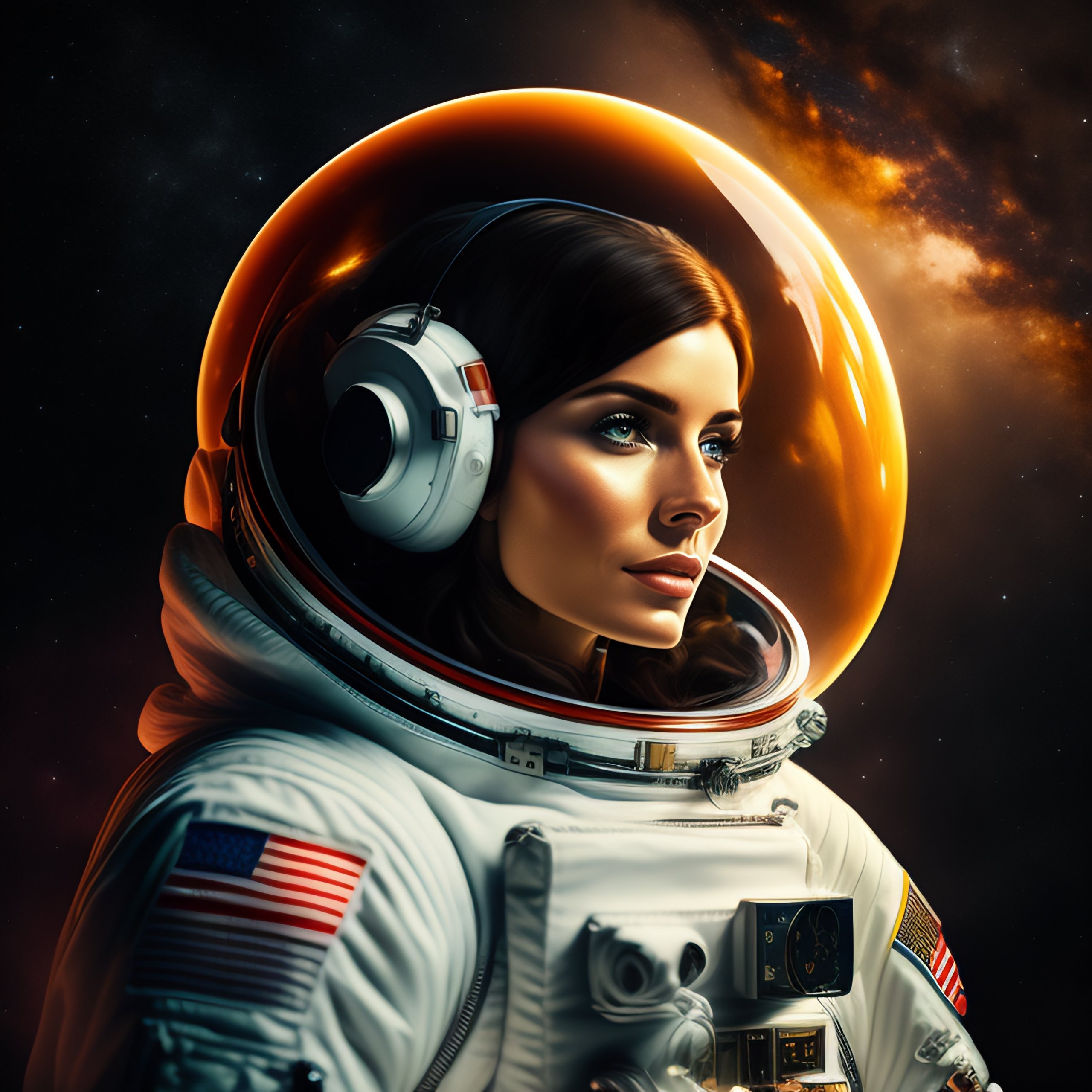 Lexica - Astronaut on mars portrait