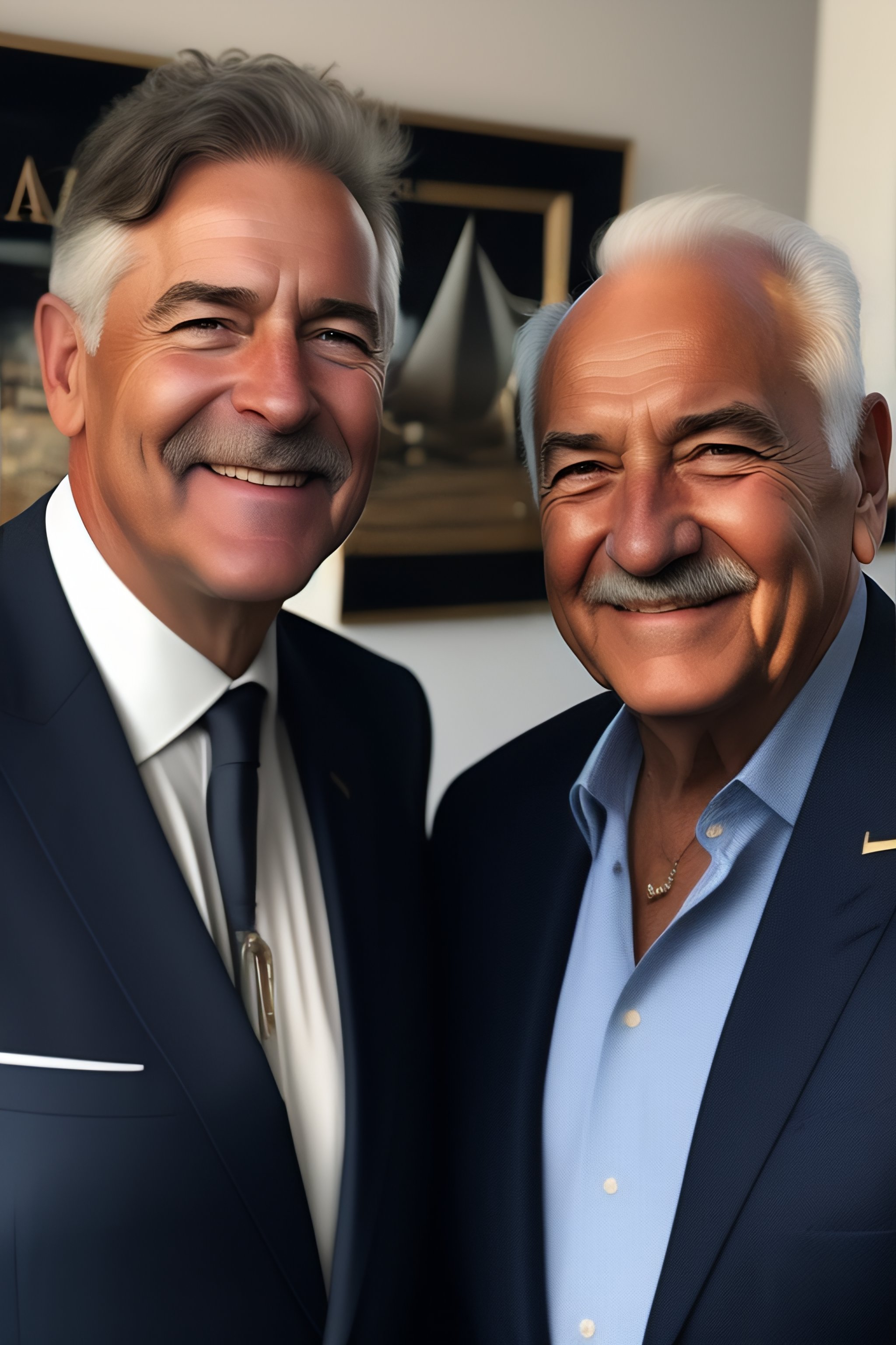 Lexica - Marc Folliot and René Rivet friends in 2023