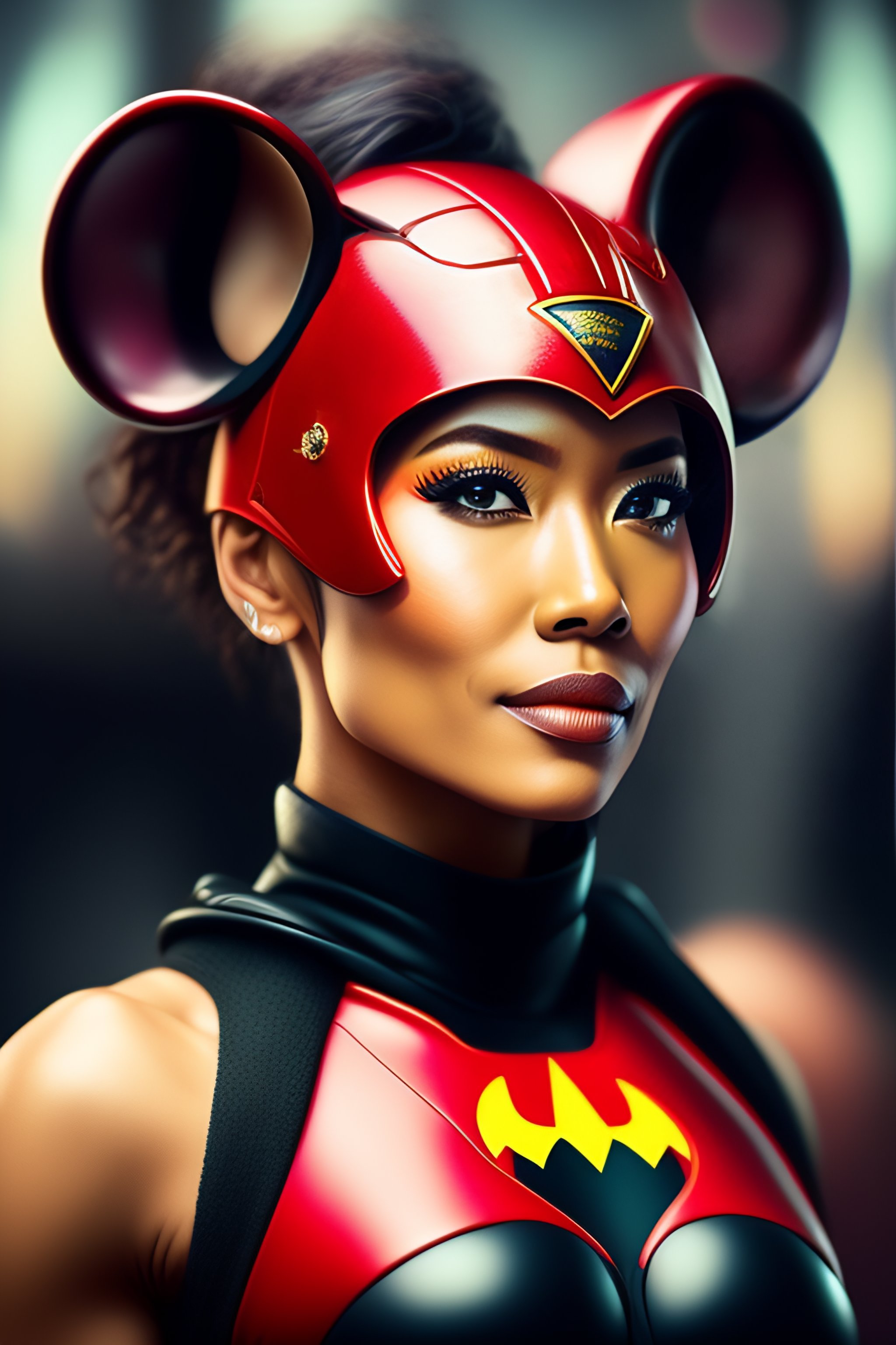 Lexica - Miki mouse super hero realistic