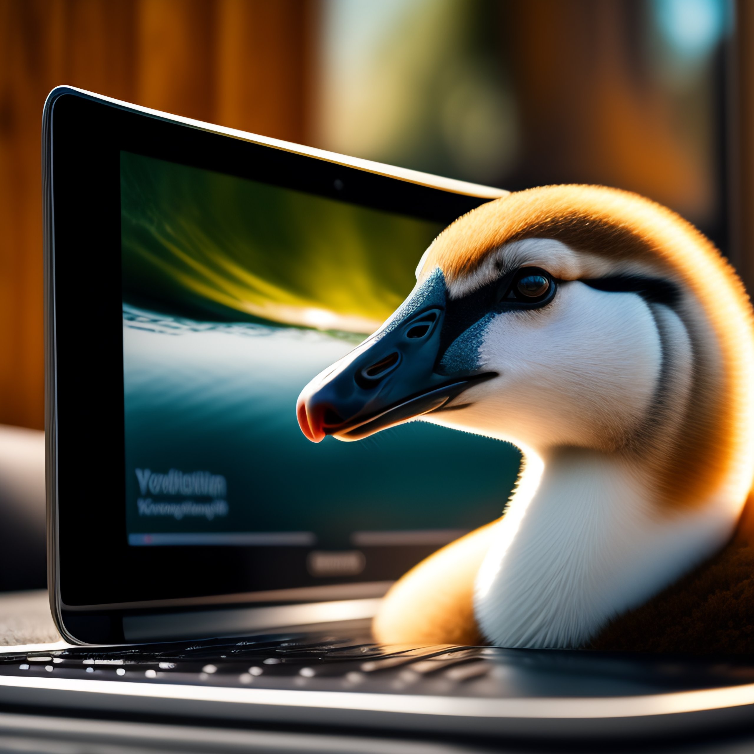 Lexica - Goose surfing the internet