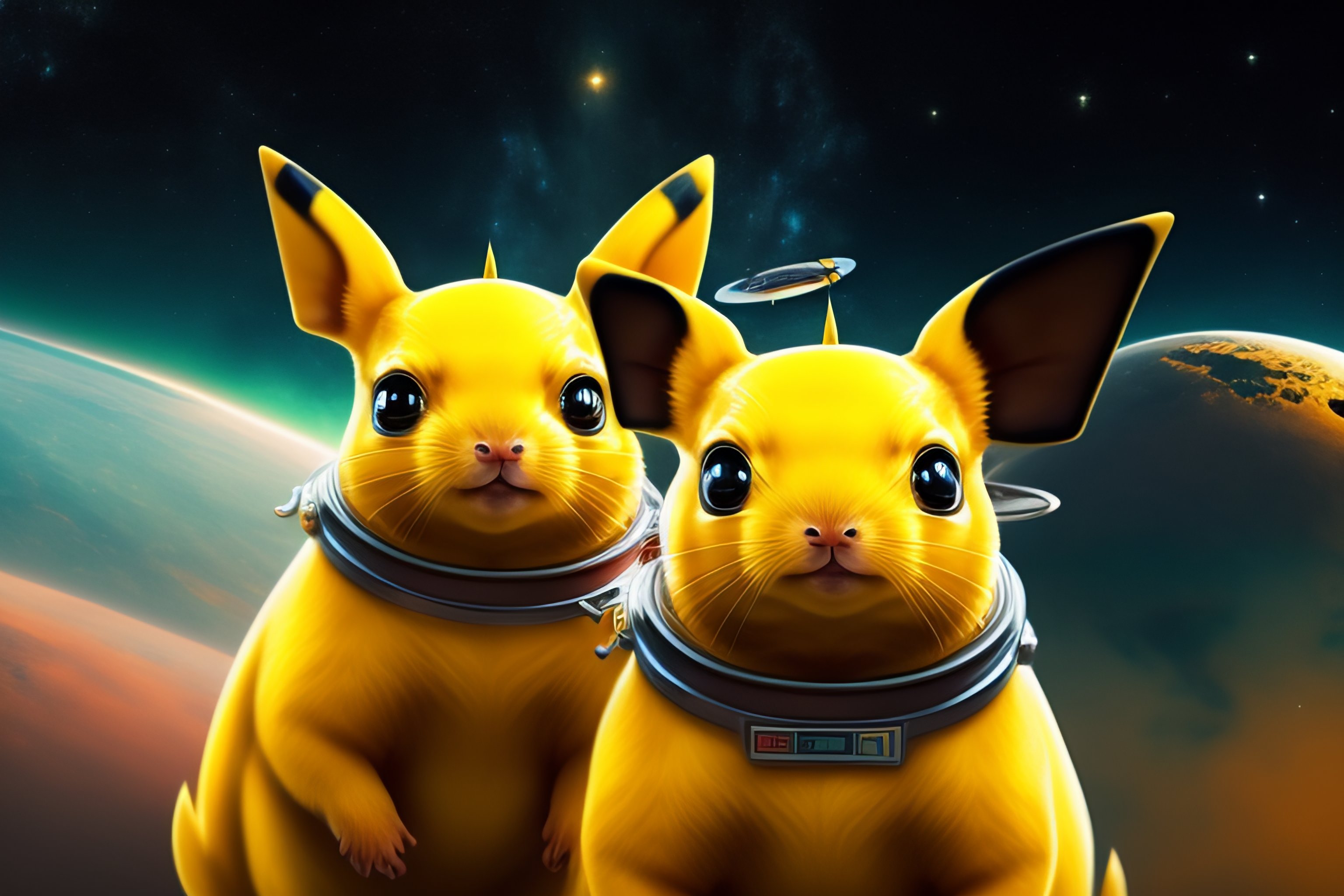 Lexica - Space pickachu