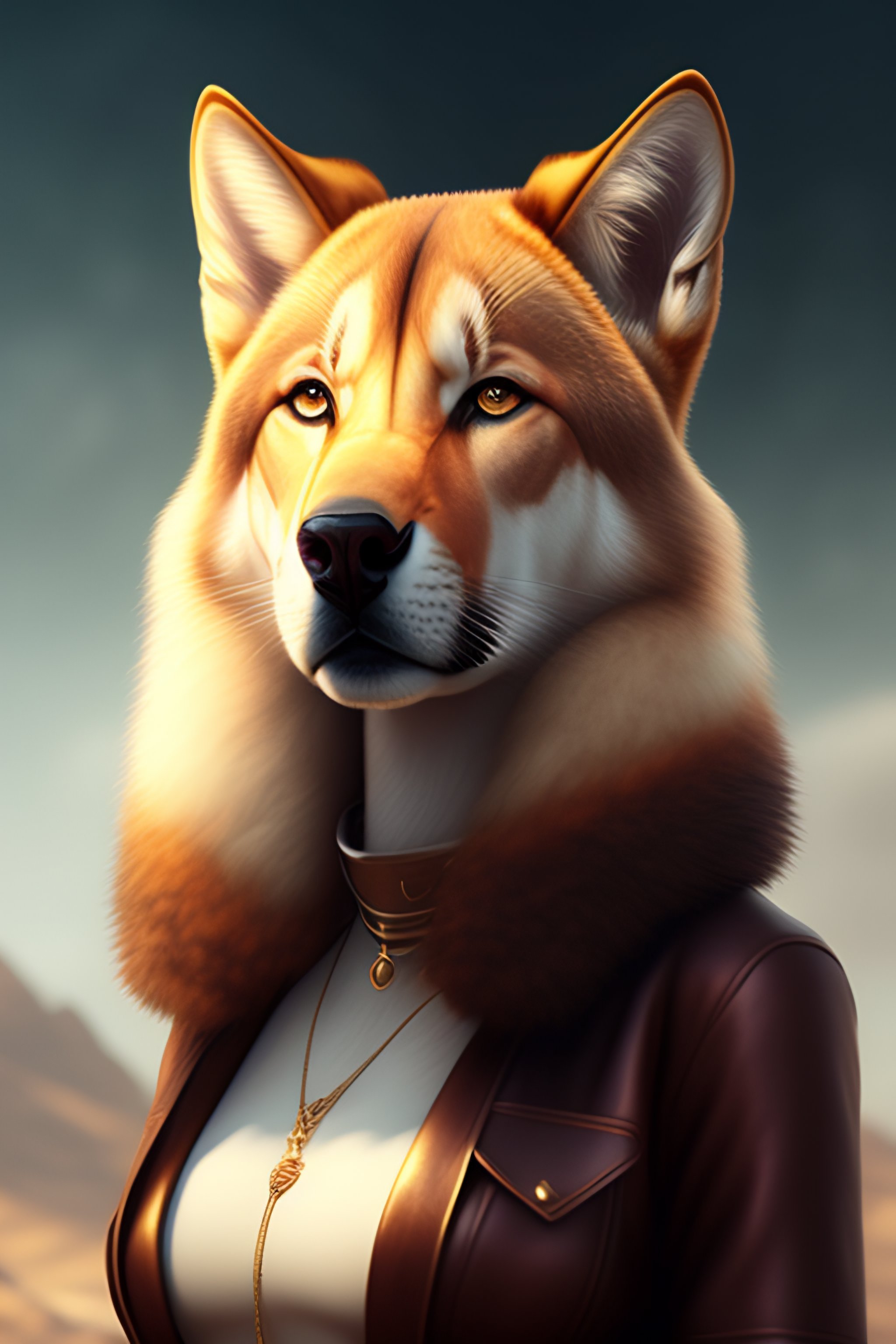 Lexica - Changed female furry