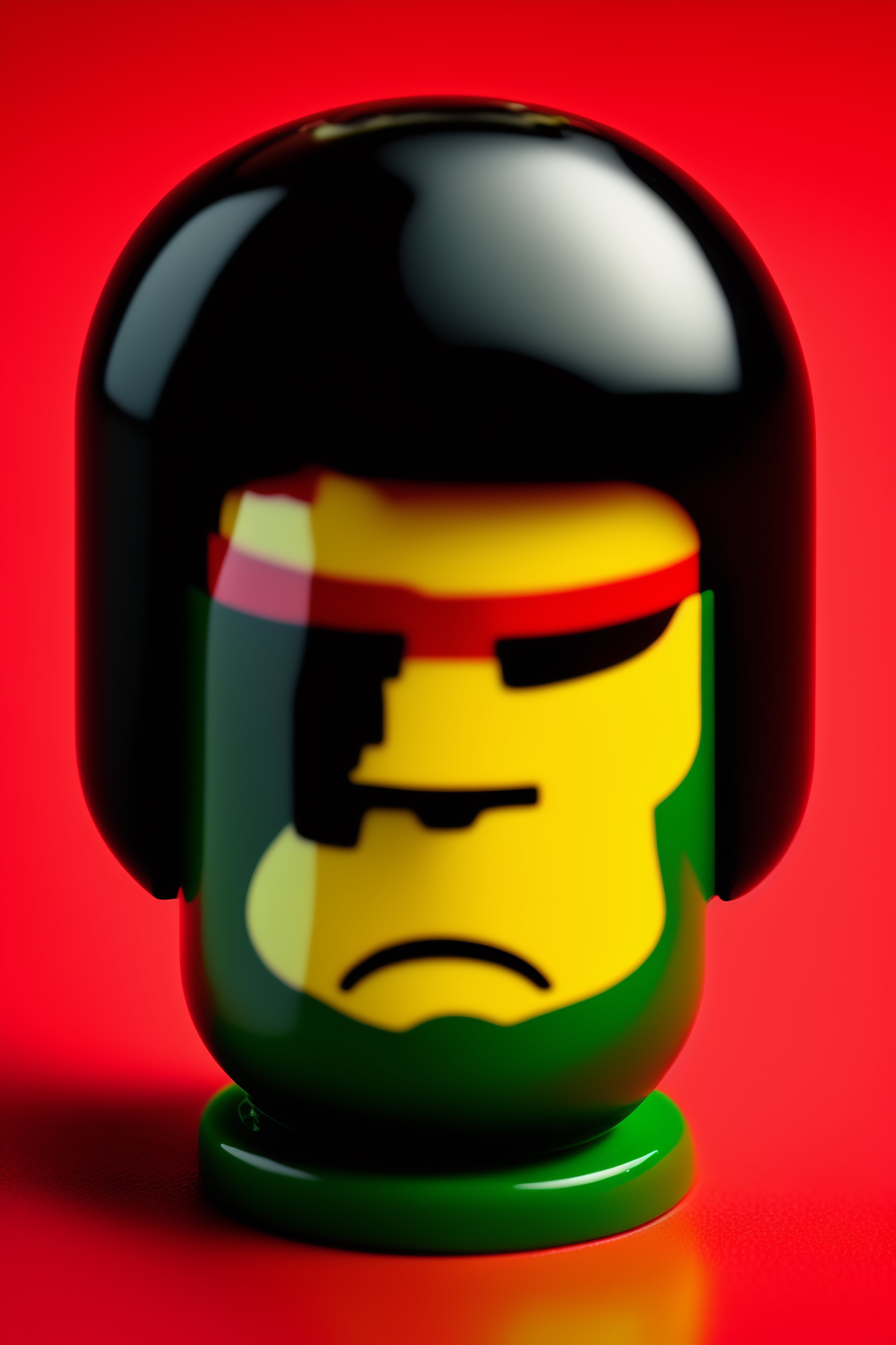 Lexica - Angry lego figure face