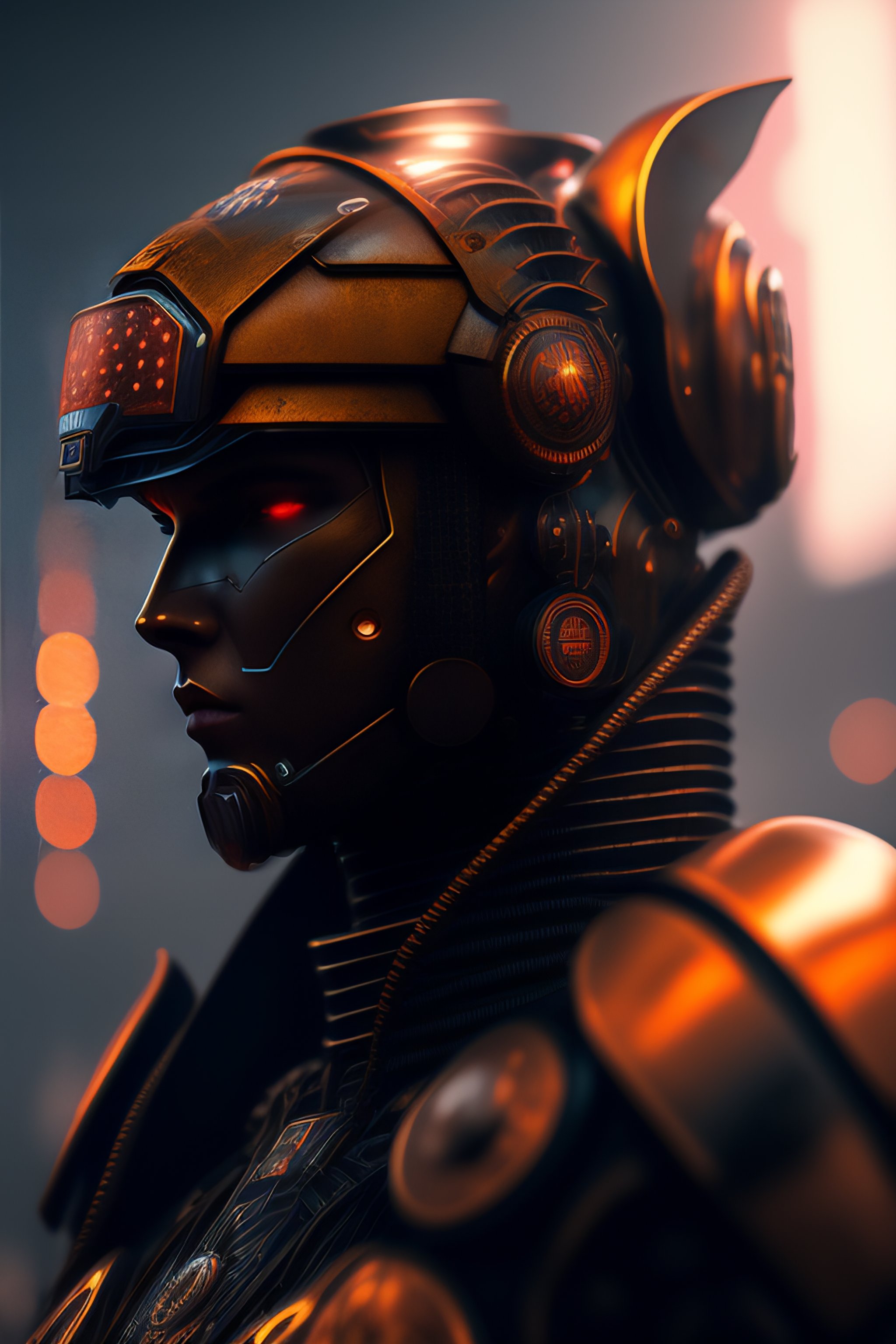 Lexica - Portrait of a rusian evil cyberpunk robot made of rusty clocks ...