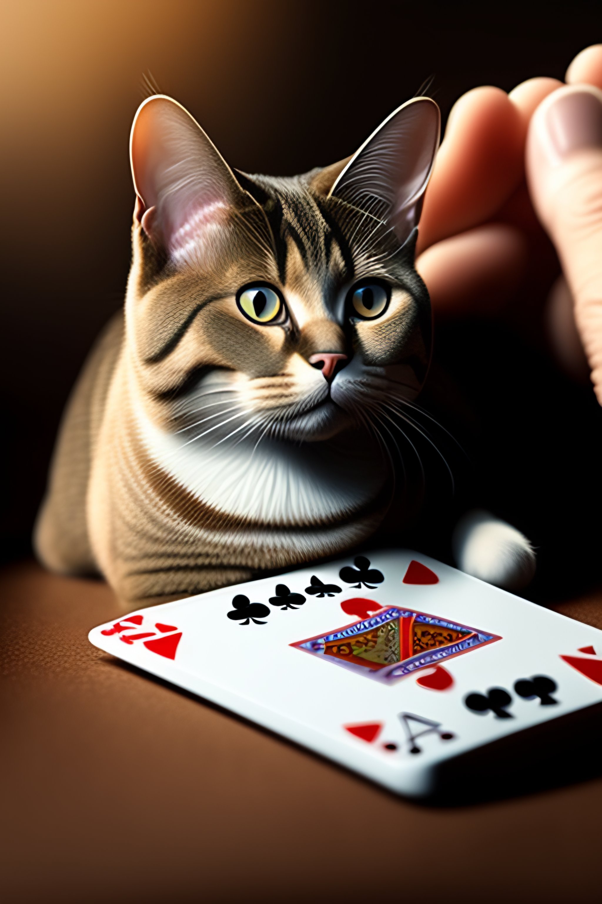 Cats Playing Poker Wallpaper