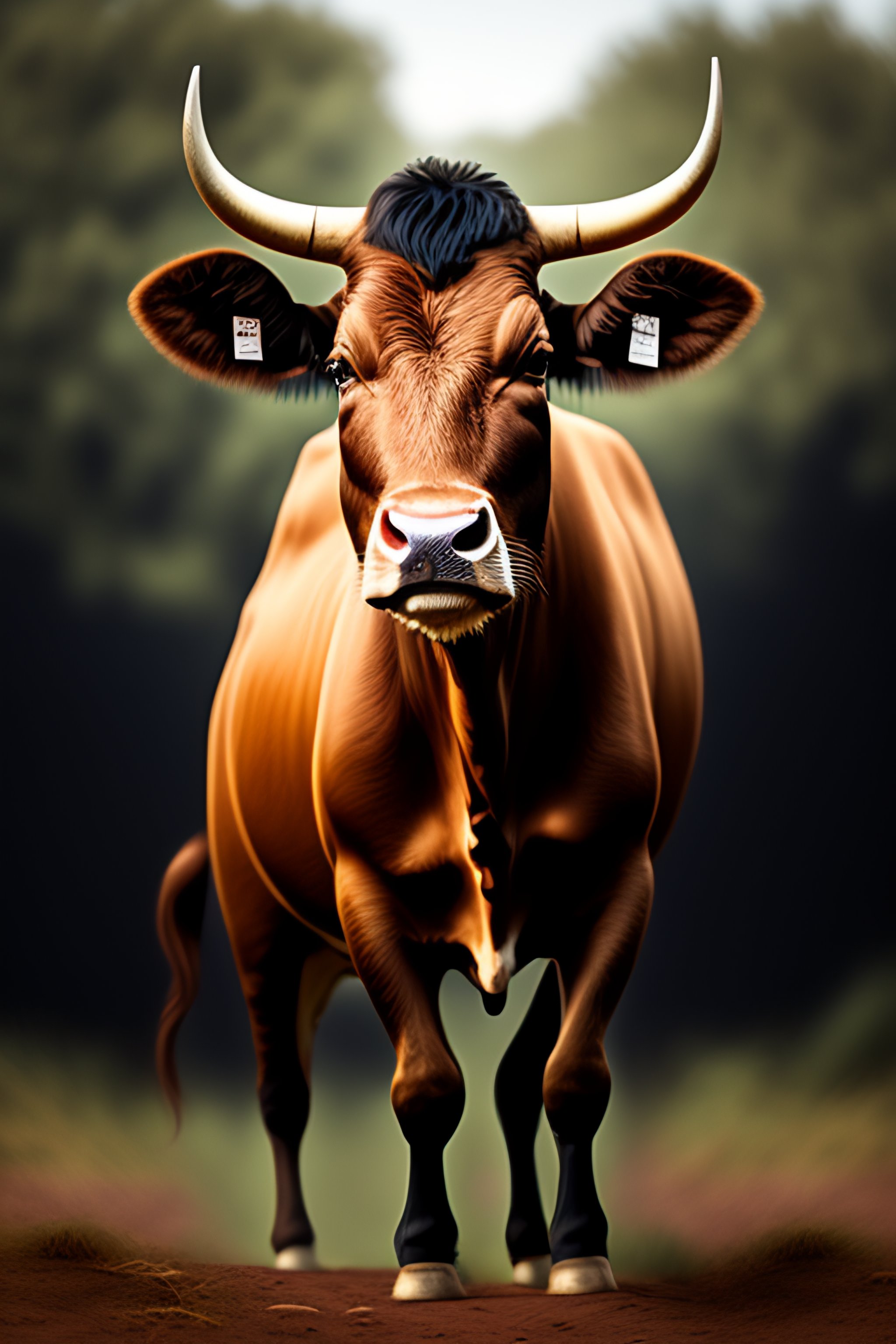 Lexica - Cow warrior