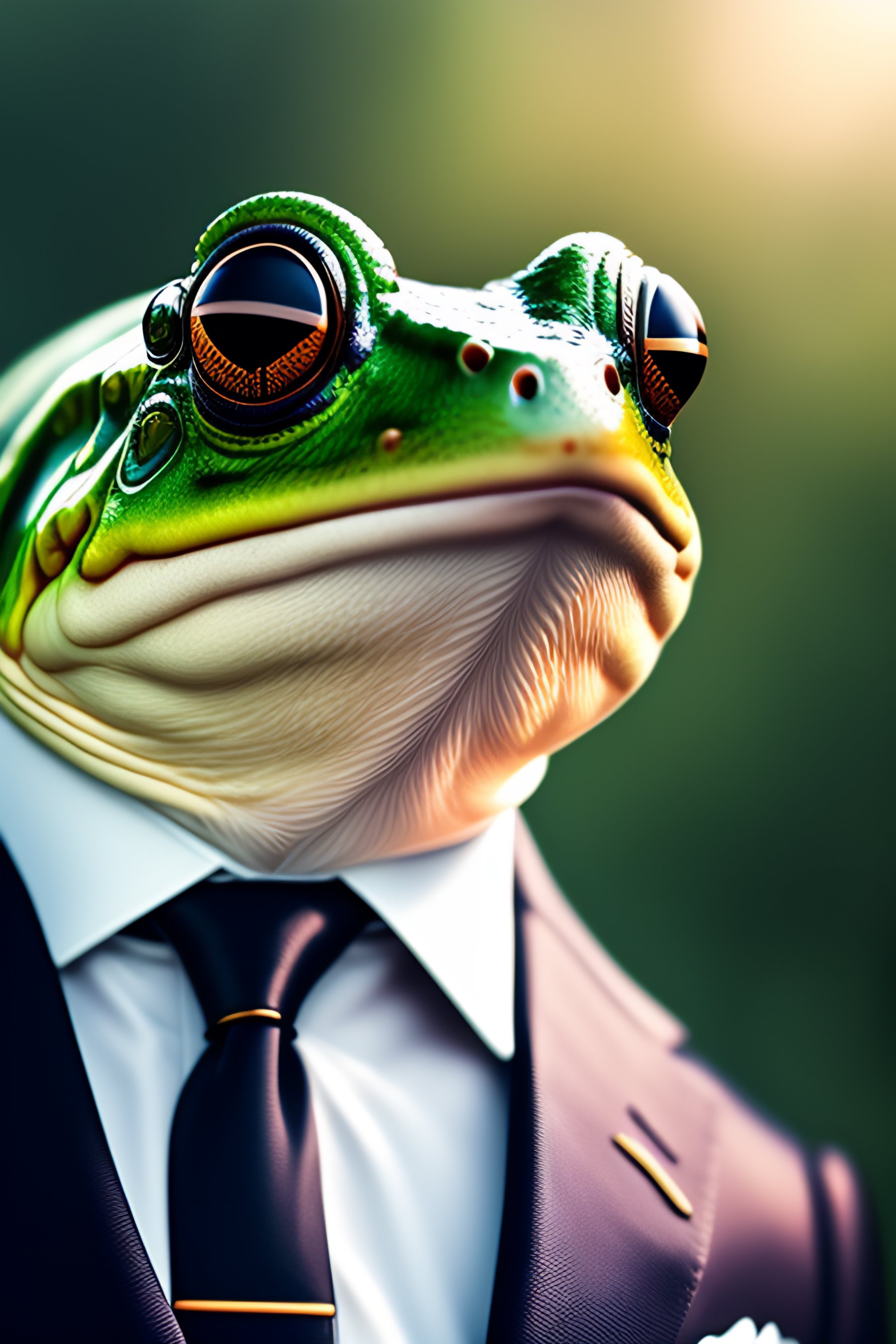 Lexica - A frog in a suit