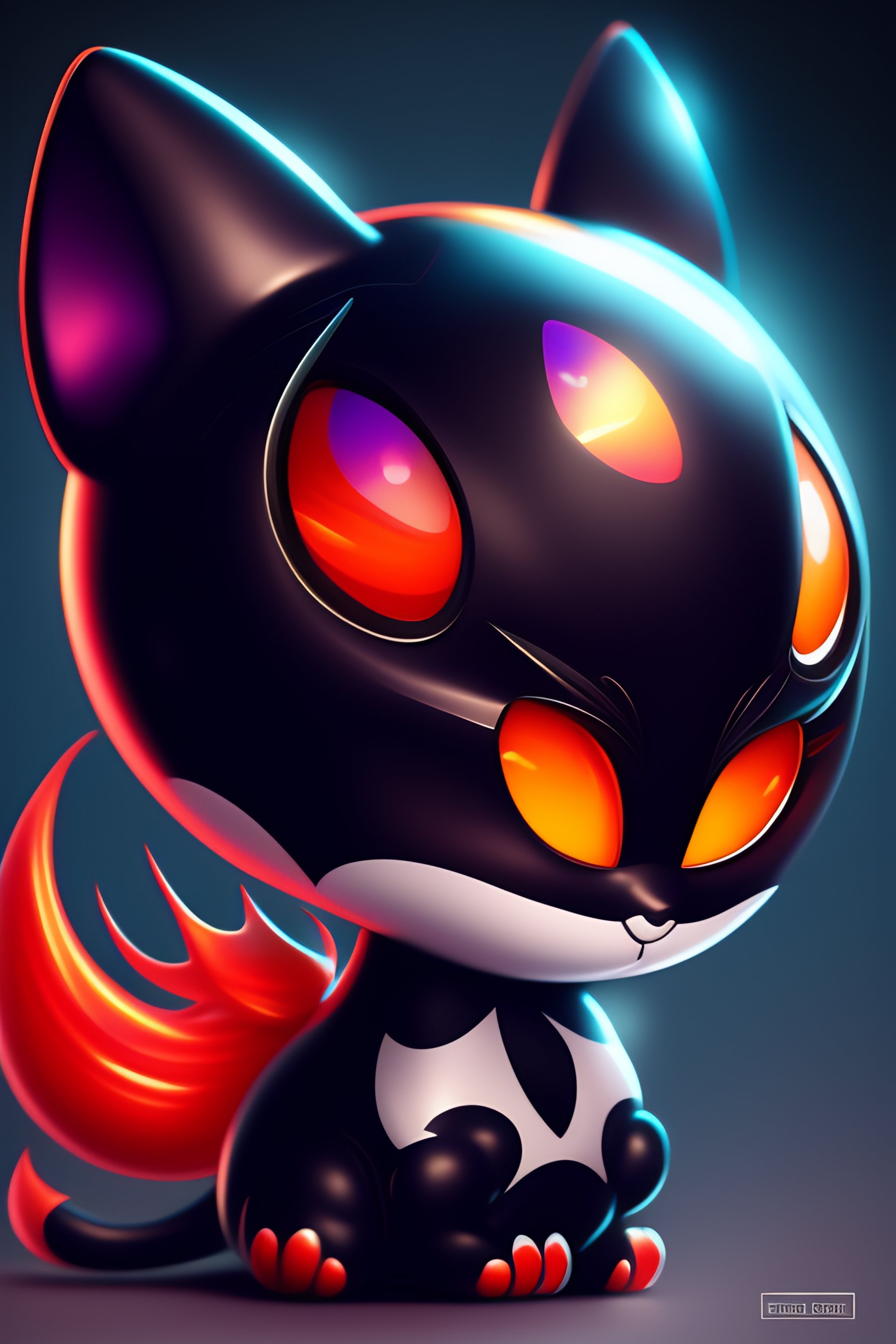 Lexica - Cute and adorable cartoon, it symbiote carnage, baby, fantasy ...